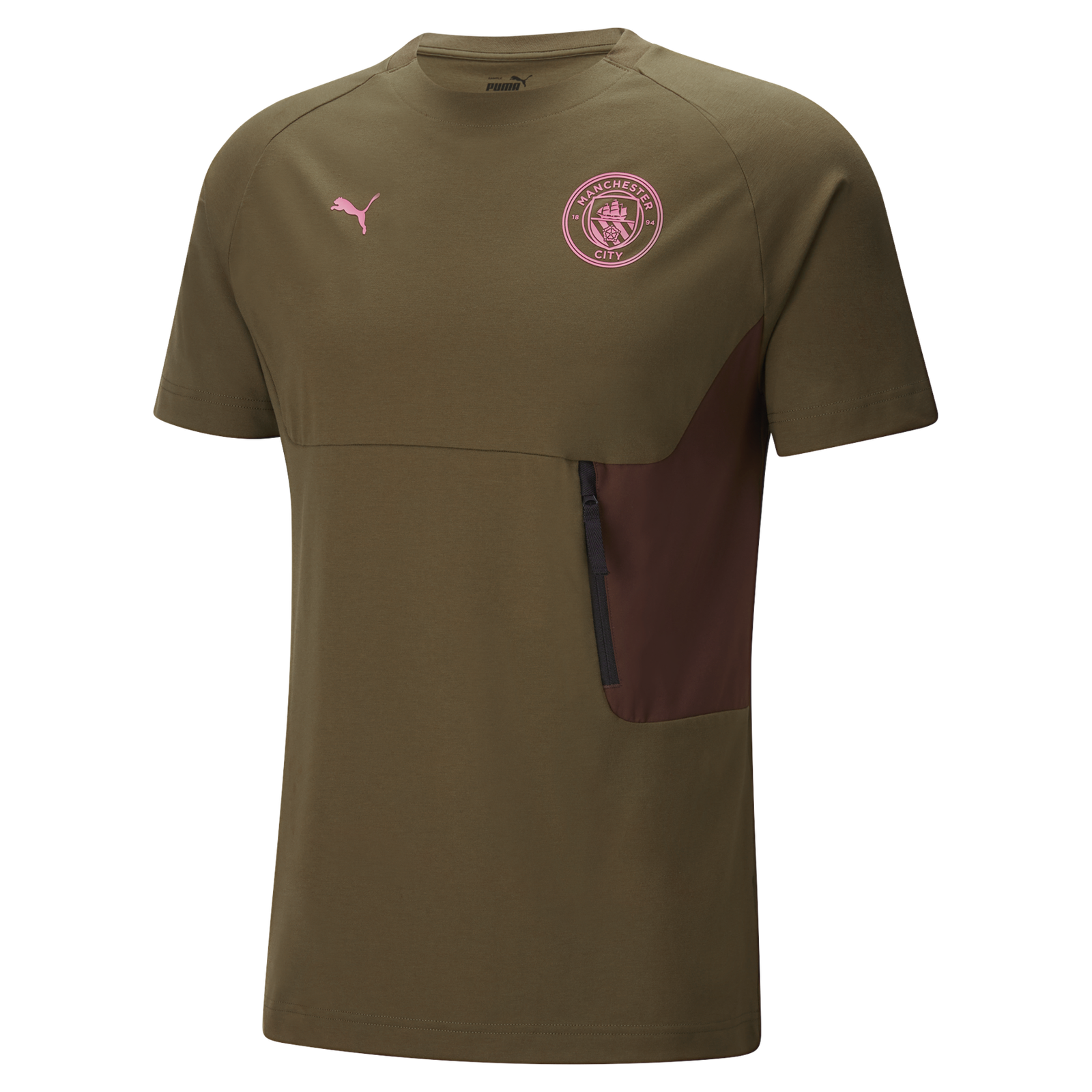 Manchester City Pumatech Pocket Tee Official Man City Store