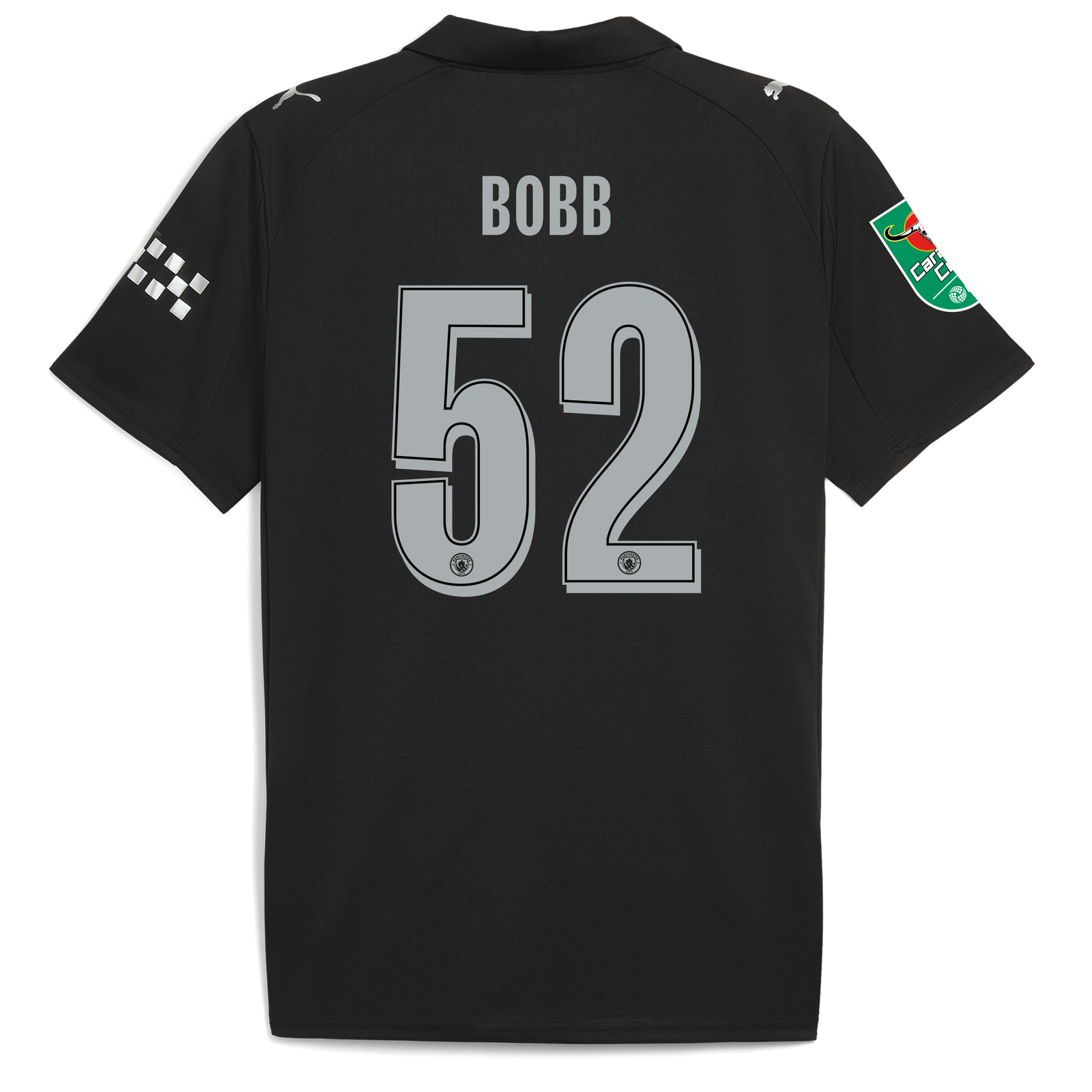 Manchester City Away Jersey 2025/26 With BOBB 52 Printing | Official ...