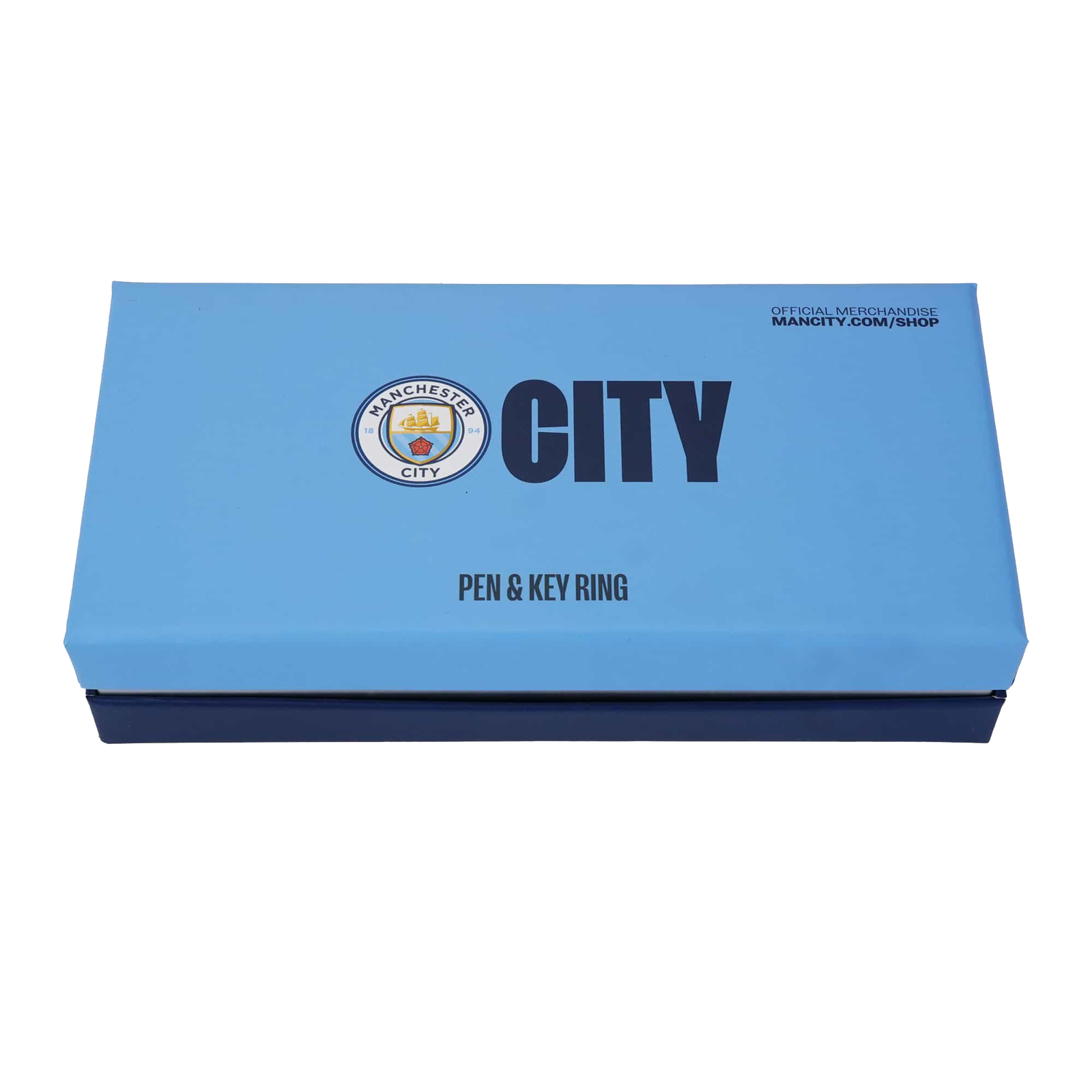Manchester City Pen & Keyring Gift Set | Official Man City Store