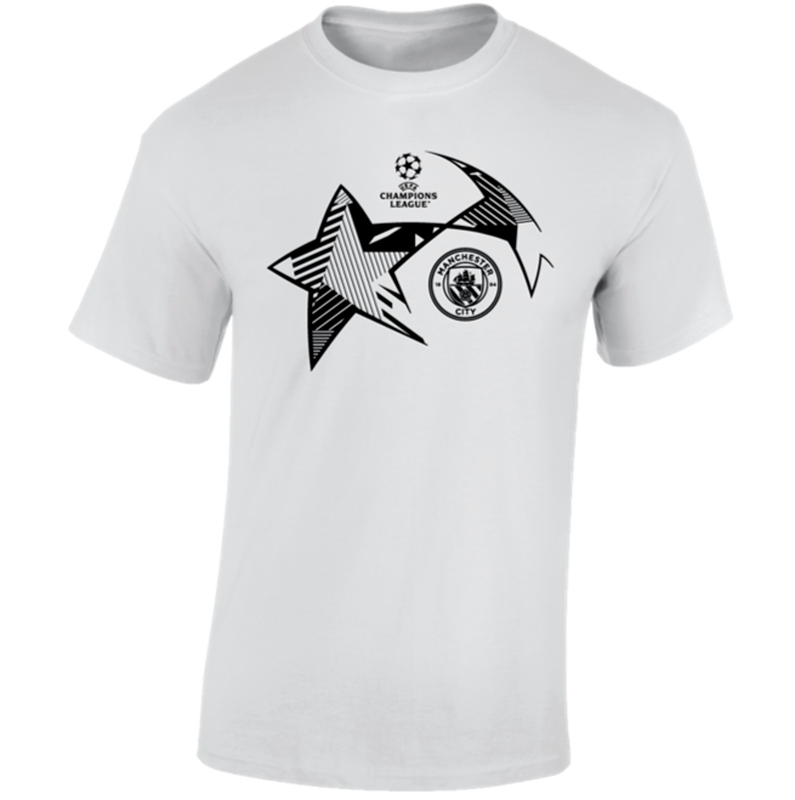 Manchester City Ucl Starball Graphic Tee Official Man City Store
