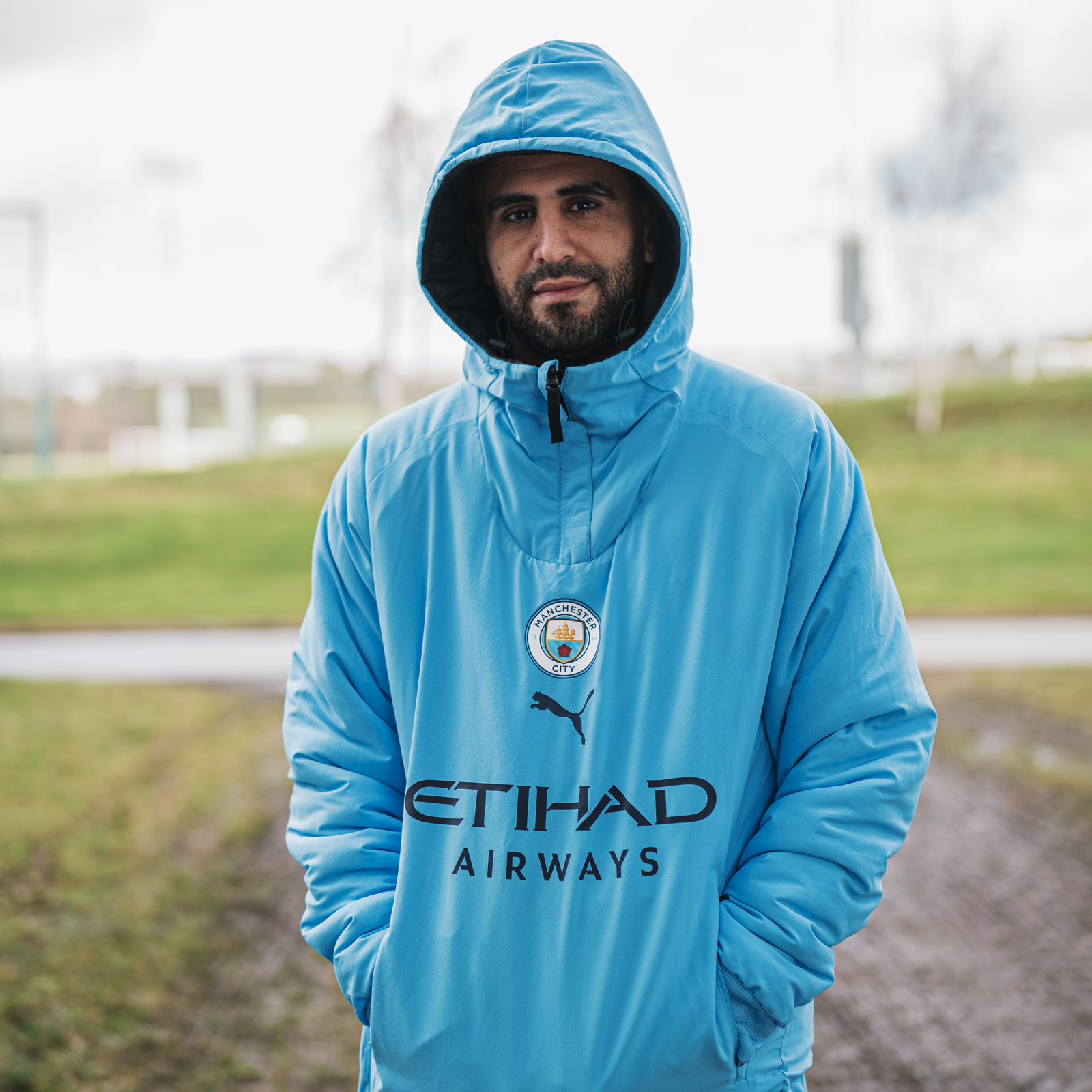 Manchester City 1/2 Zip Reversible Jacket | Official Man City Store