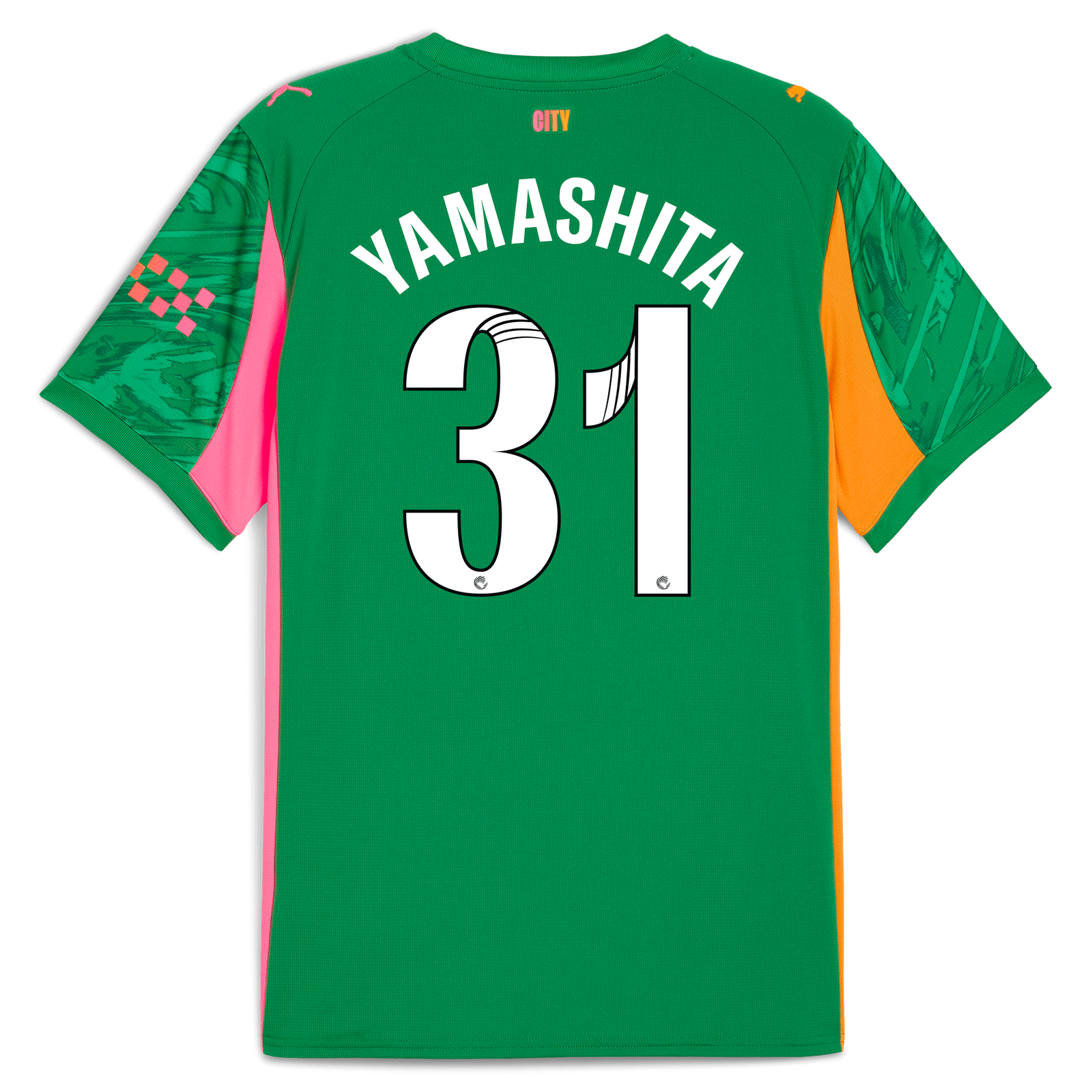 Manchester City Goalkeeper Jersey 2025/26 With YAMASHITA 31 Printing ...