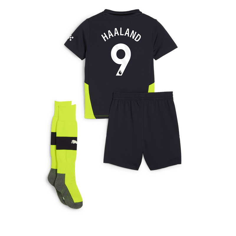 Manchester City Away Mini Kit 2024/25 With HAALAND 9 Printing ...