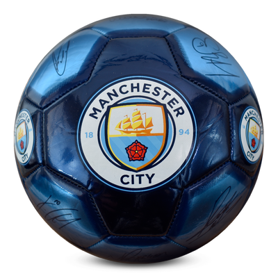 Manchester City Metallic Mini Football | Official Man City Store