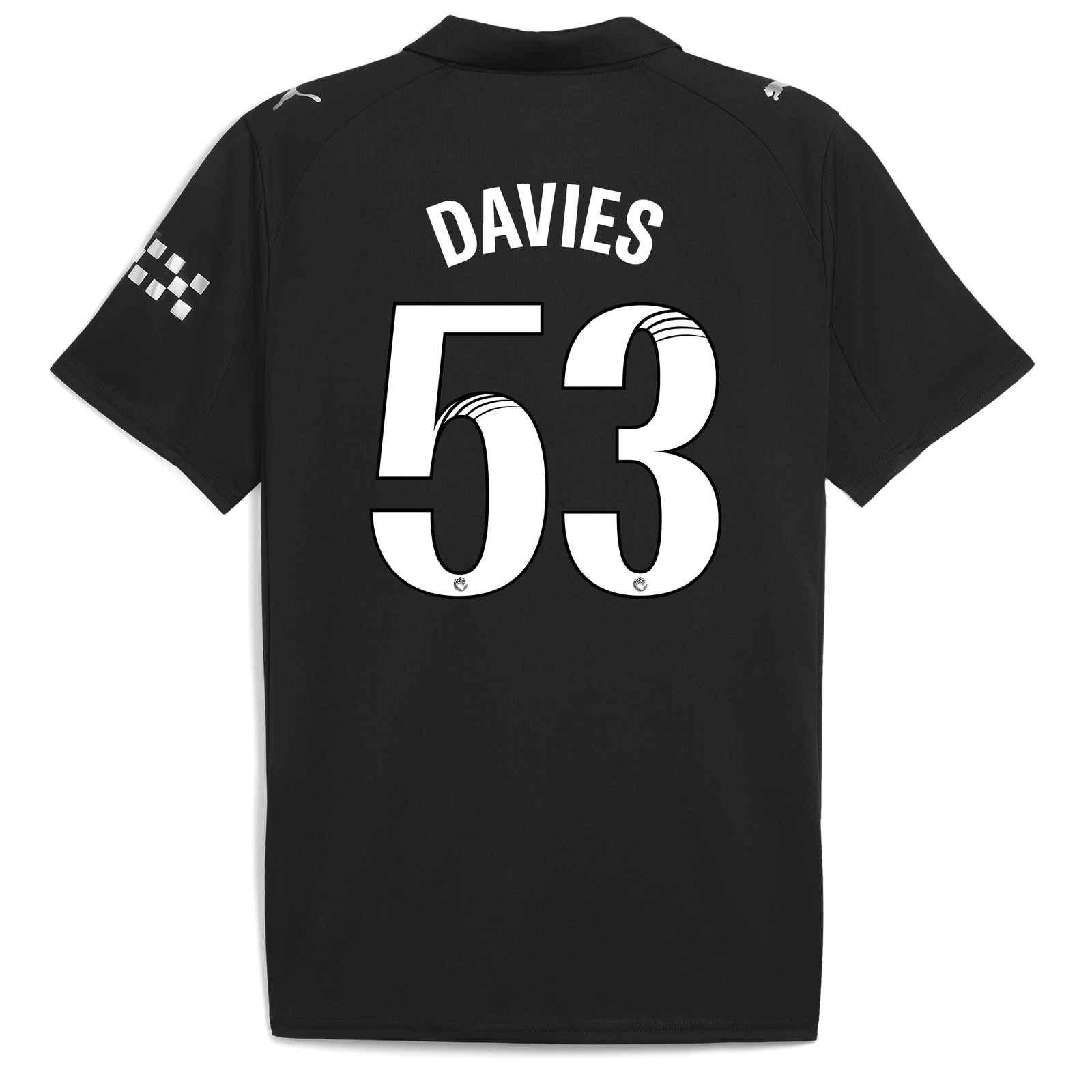 Manchester City Away Jersey 2025/26 With DAVIES 53 Printing | Official ...