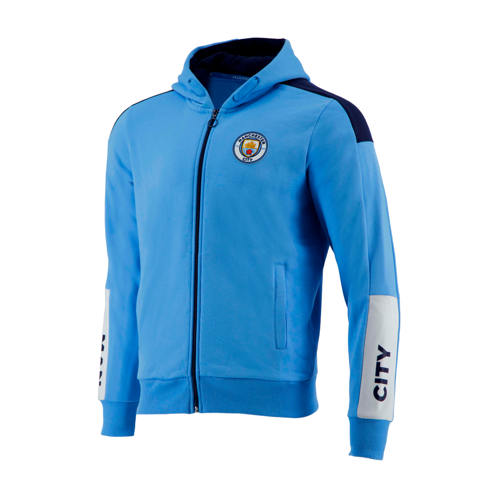 Sudadera Panelada Con Capucha Manchester City Fz Official Man City Store