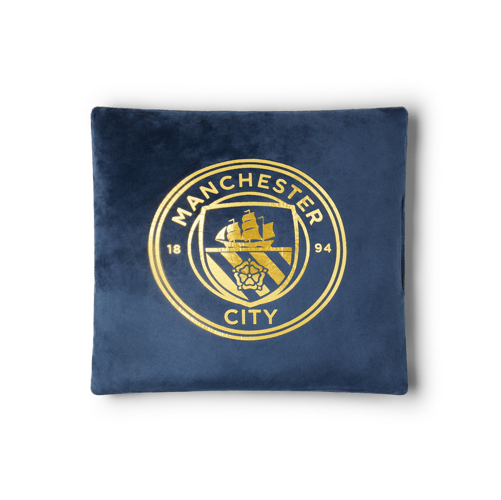 Manchester City Foil Crest Cushion | Official Man City Store