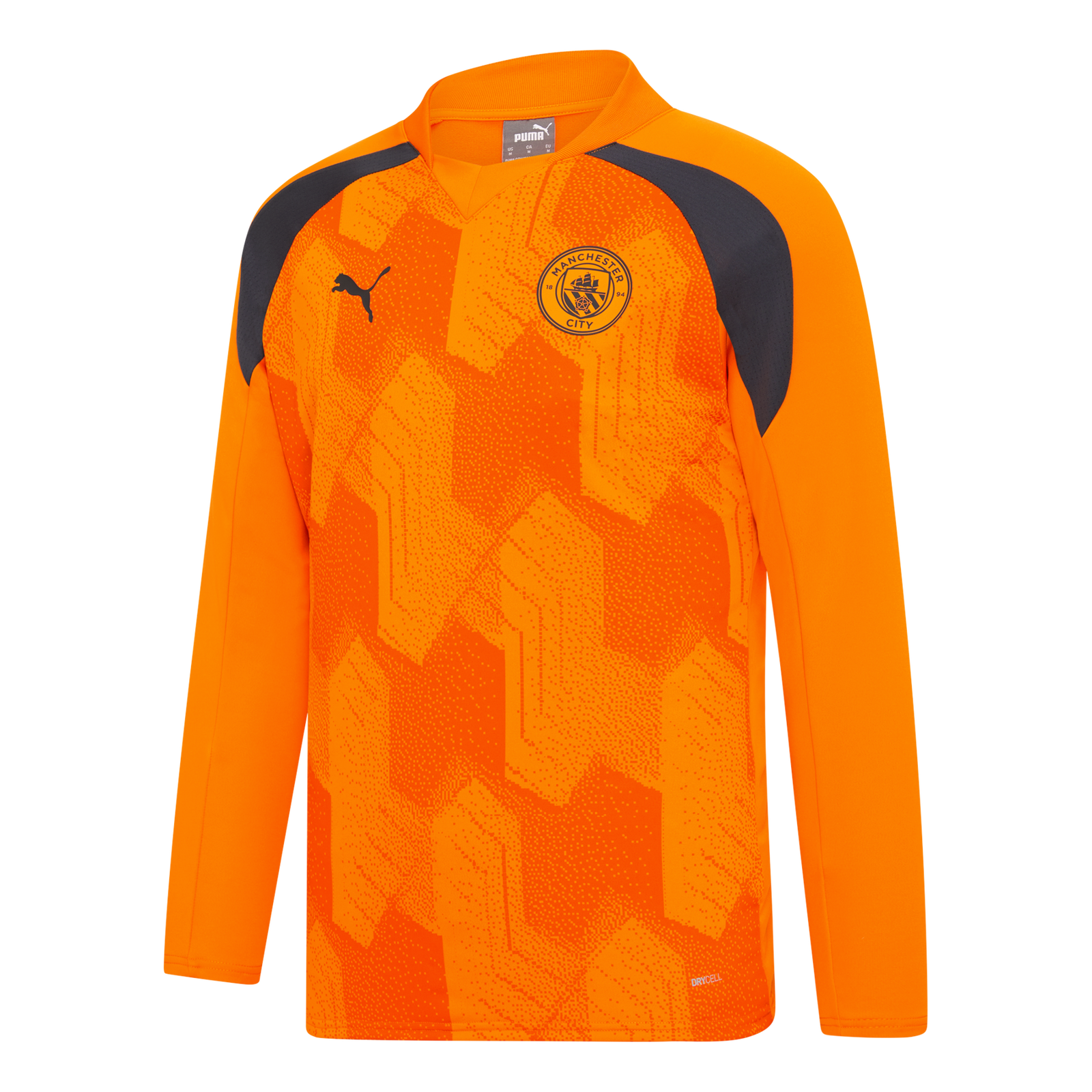 Manchester City Pre Match Long Sleeve Sweat Top Official Man City Store