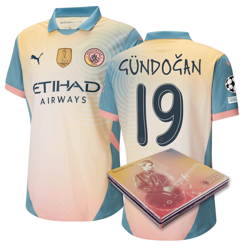 Manchester City Authentic 'Definitely City' Jersey 2024/25 with ...