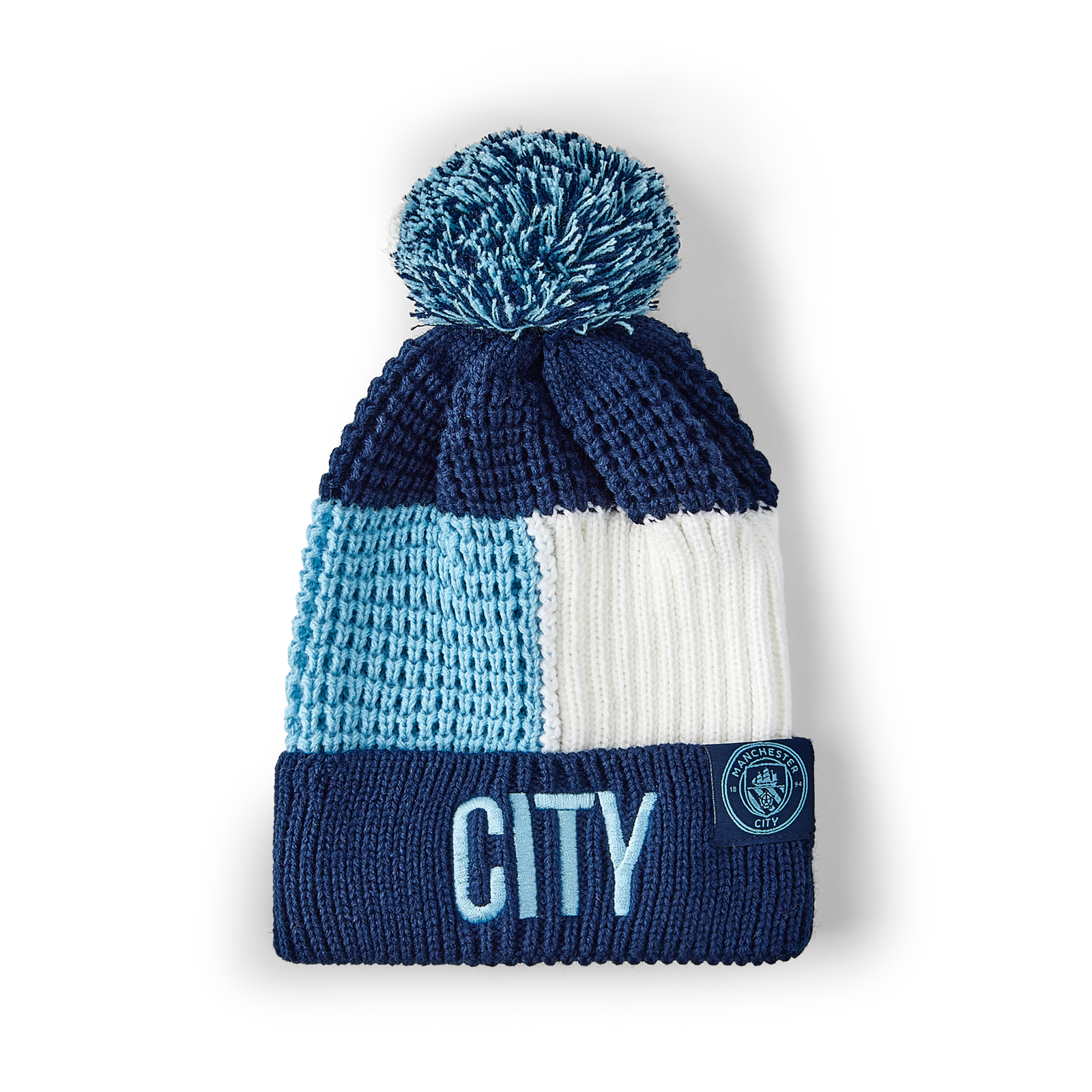 Kid's Manchester City Block Hat & Glove Set | Official Man City Store