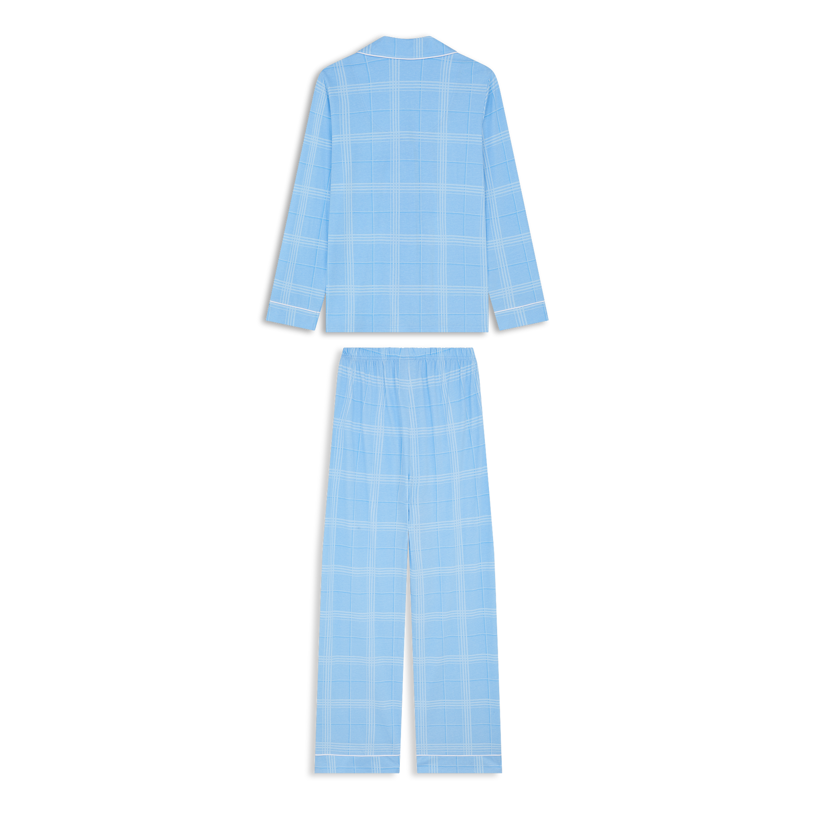 Girls' Manchester City Check Pyjama Set | Official Man City Store