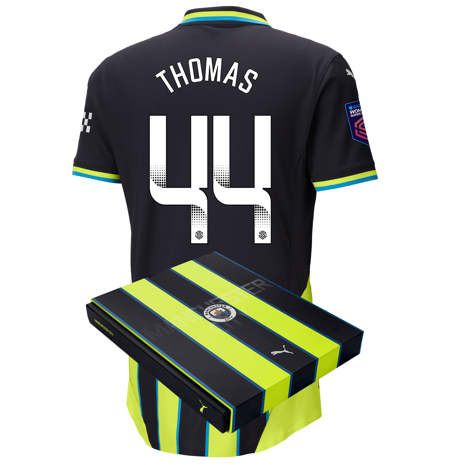 Manchester City Authentic Away Jersey 2024/25 with THOMAS 44 printing ...