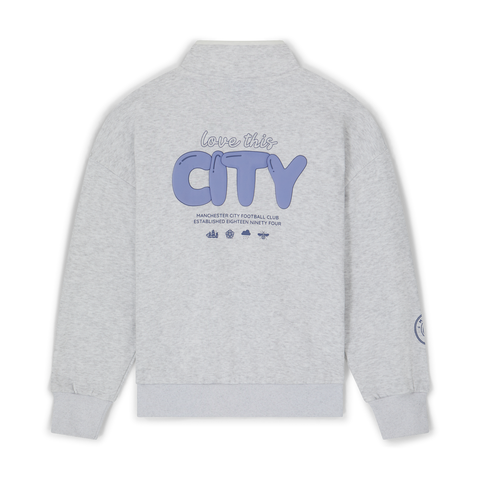 Women's Manchester City Bubble Collective 1/4 Zip Top | Official Man ...