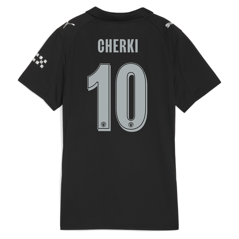 Women's Manchester City Away Jersey 2025/26 With CHERKI 10 Printing ...