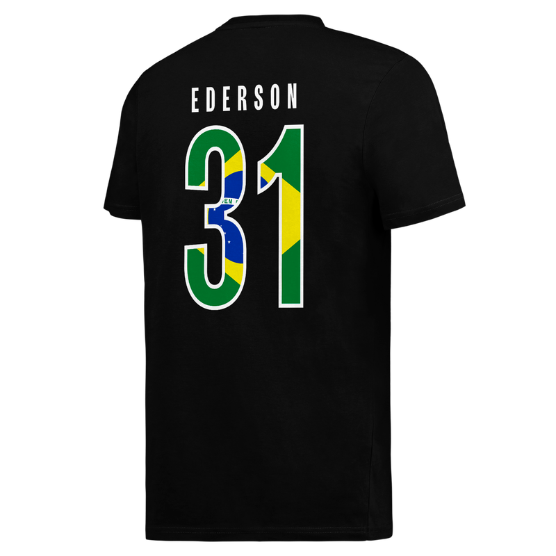 Manchester City Ederson Brazil Tee | Official Man City Store