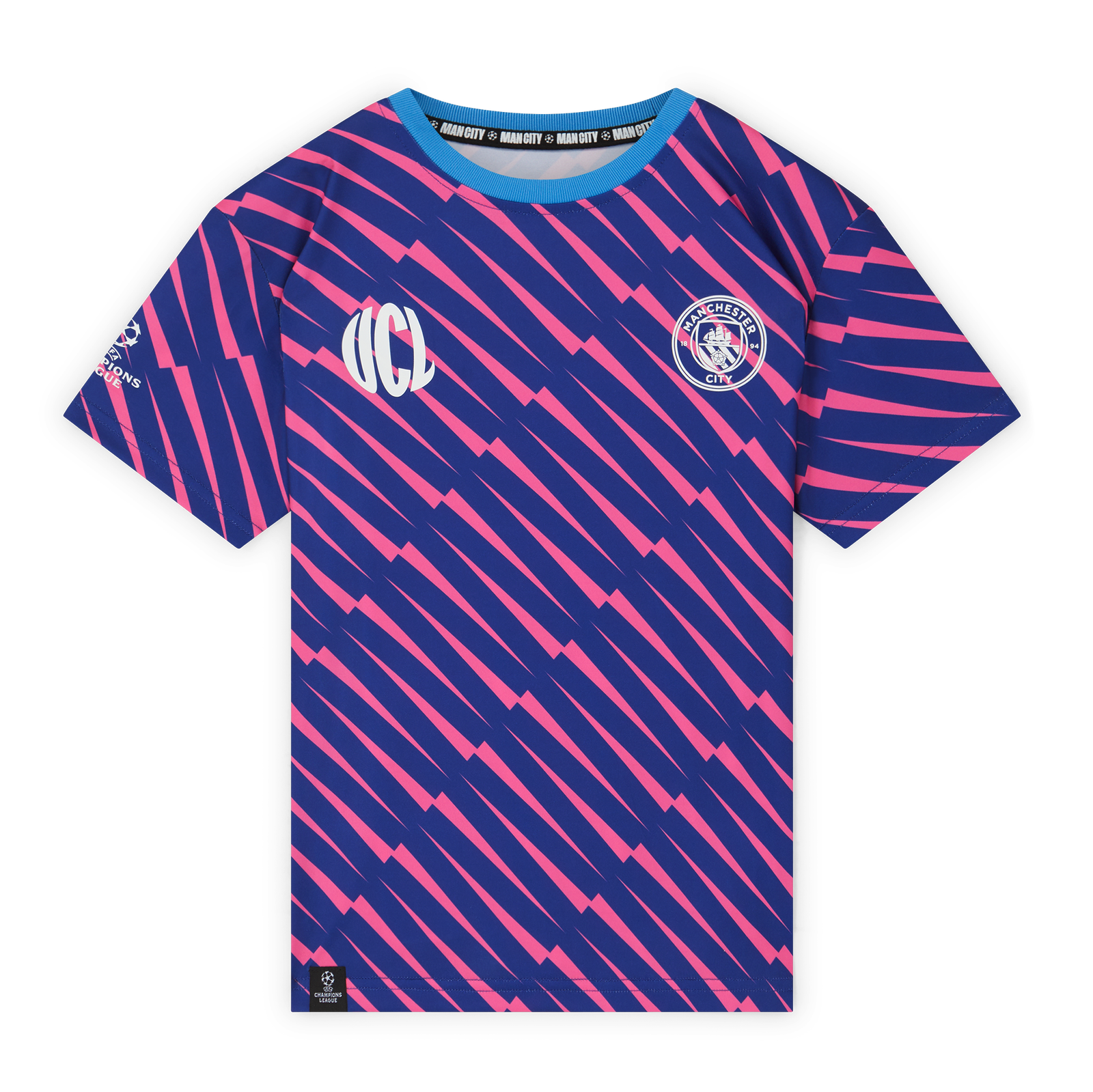 Camiseta de poliéster para niños del Manchester City UCL Lightning ...