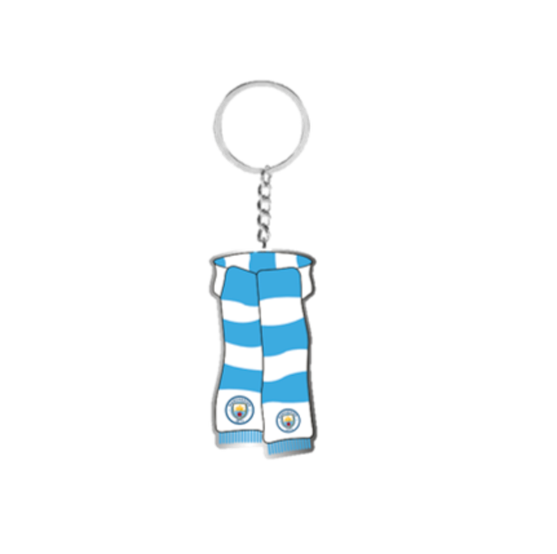 Manchester City Scarf Keyring Official Man City Store