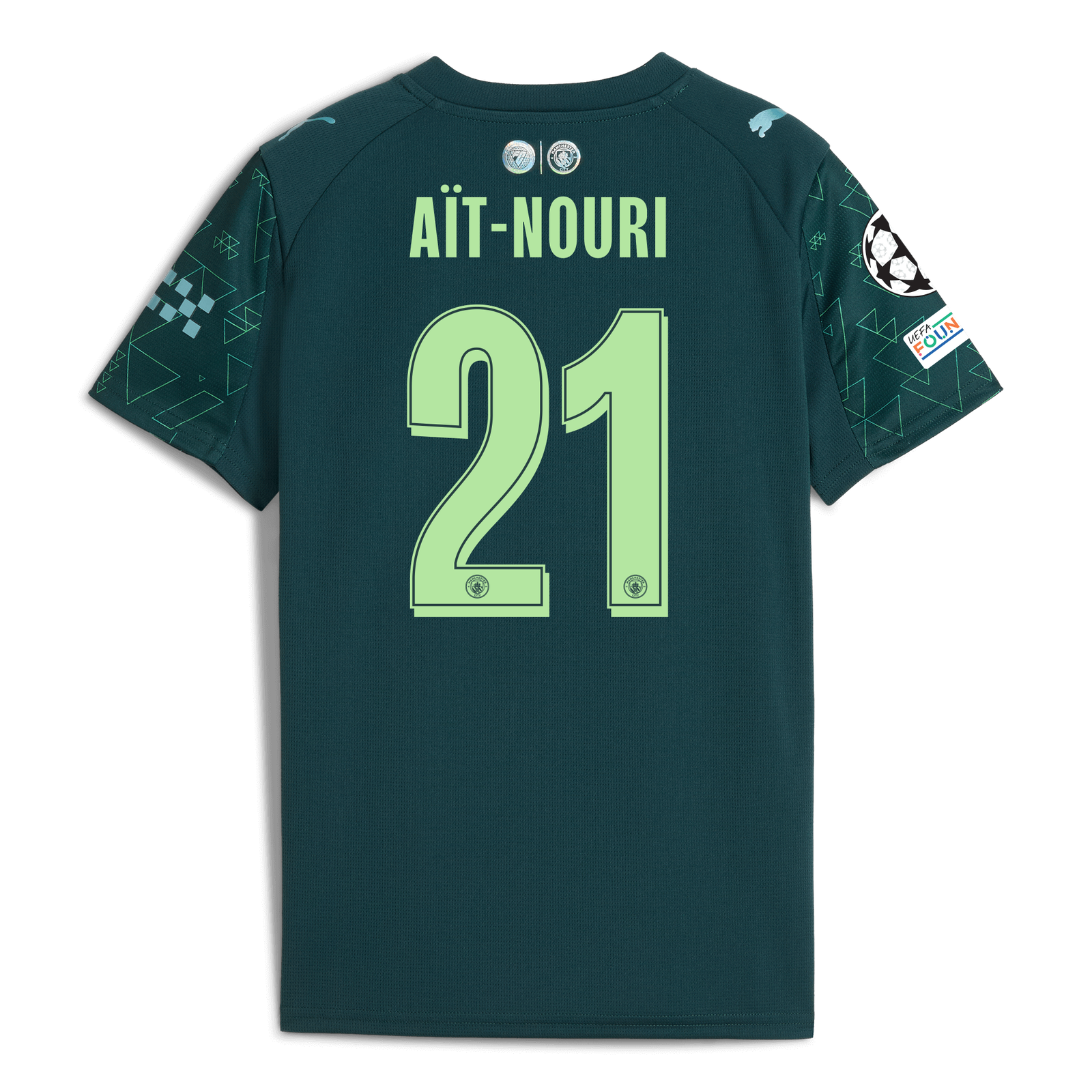 Kinder Manchester City EA SPORTS FC Trikot 2025/26 mit AÏT-NOURI 21 ...