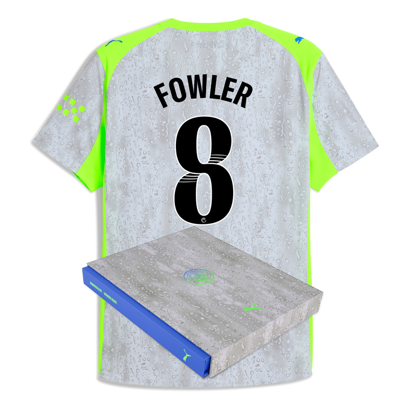 Manchester City Third Authentic Jersey 2025/26 With FOWLER 8 Printing ...