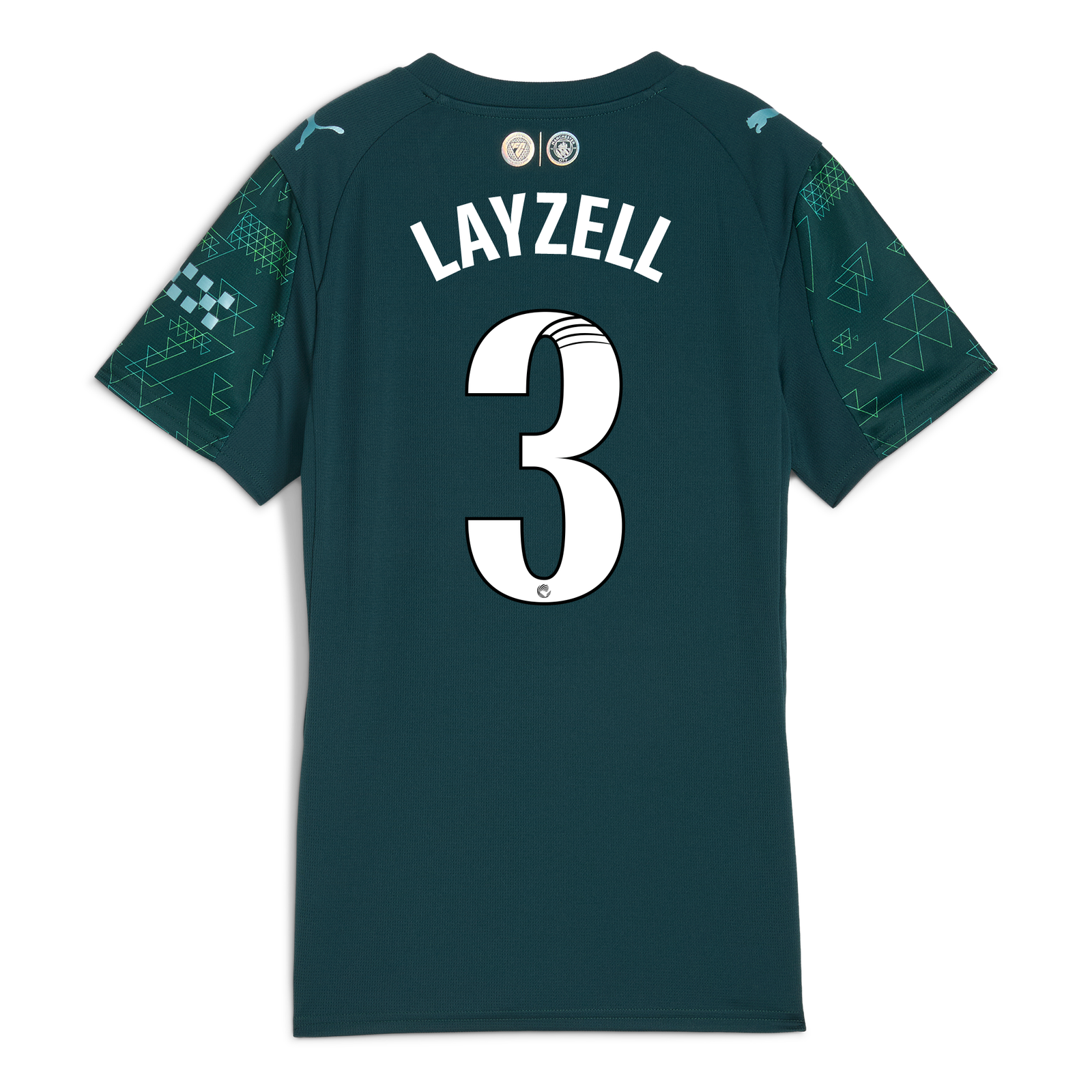 Maillot féminin Manchester City EA SPORTS FC 2025/26 avec flocage LAYZELL 3 | Official Man City ...