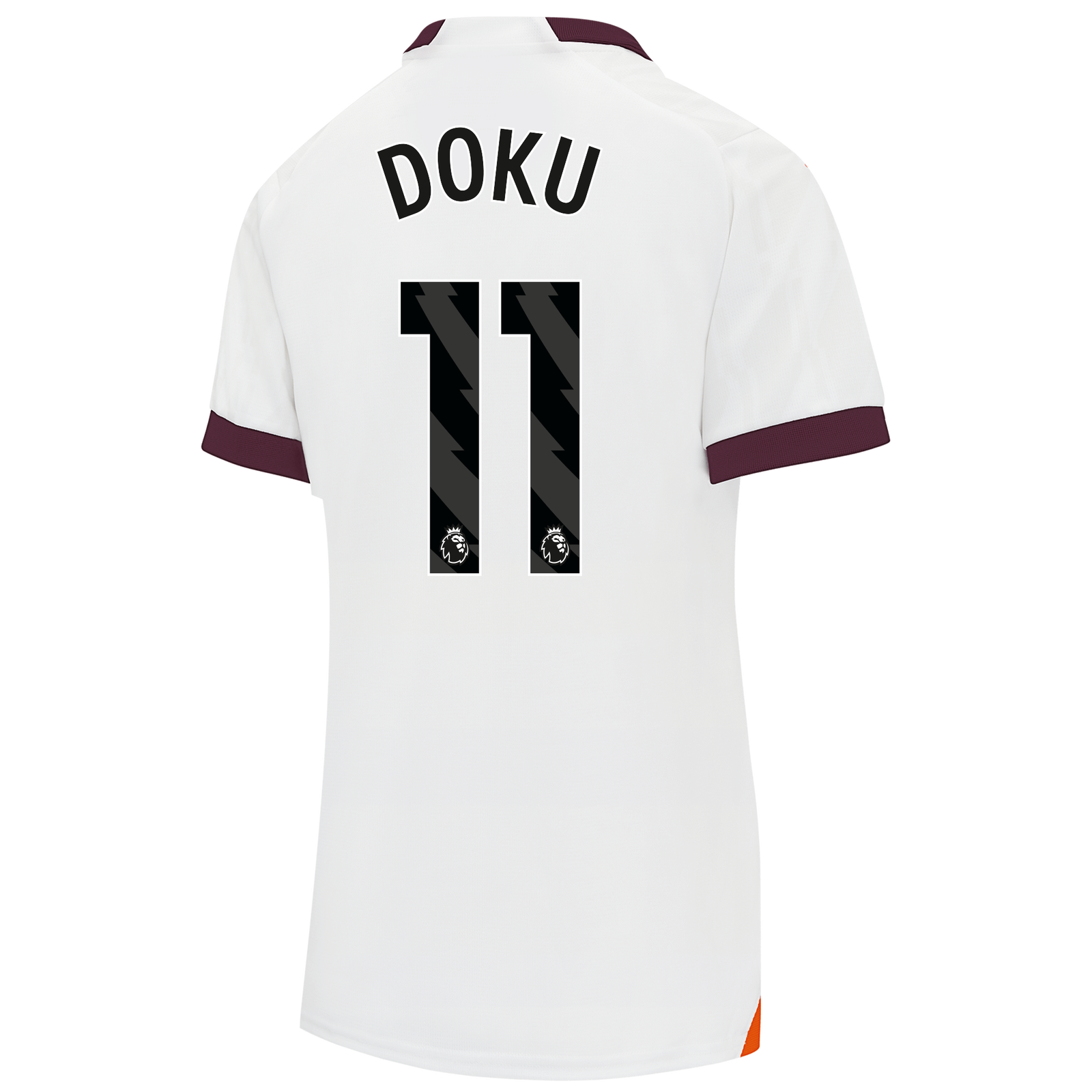 Women's Manchester City Away Jersey 2023/24 with DOKU 11 printing ...