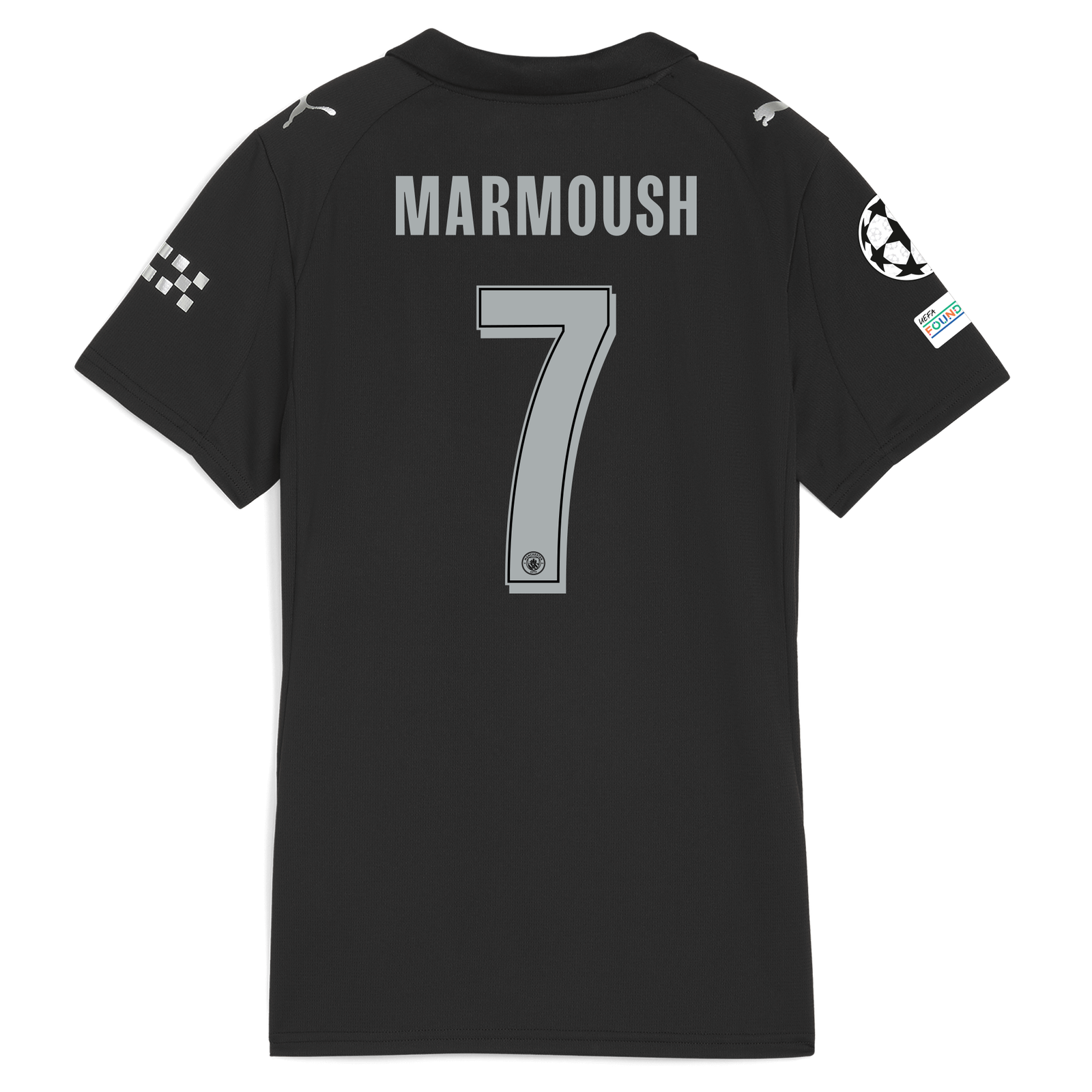 Women's Manchester City Away Jersey 2025/26 With MARMOUSH 7 Printing ...