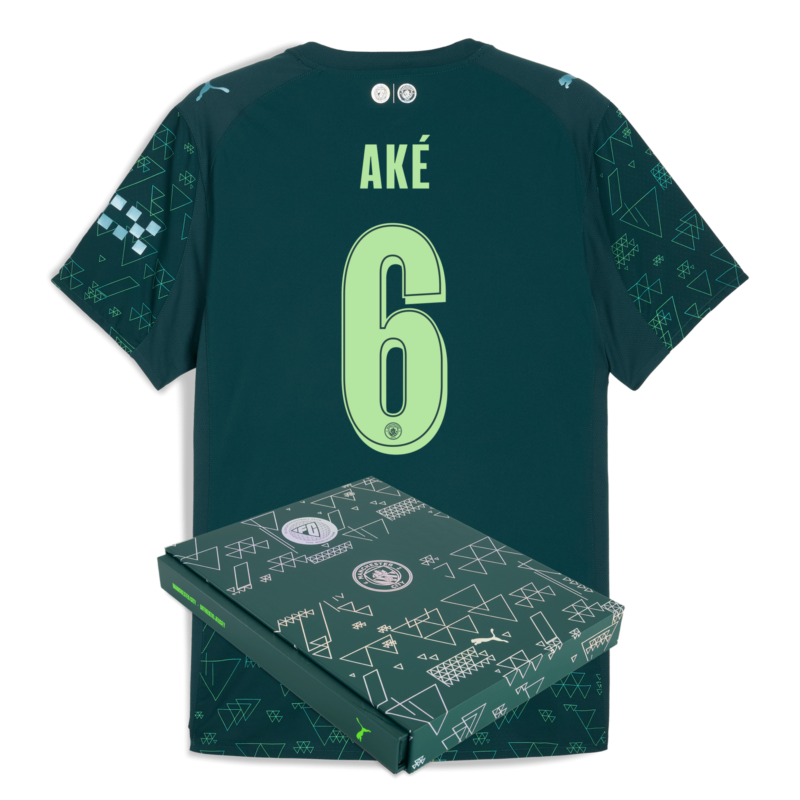 Manchester City EA SPORTS FC Authentic Jersey 2025/26 With AKÉ 6 ...