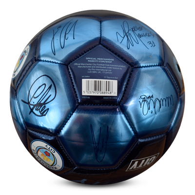 Manchester City Metallic Mini Football | Official Man City Store