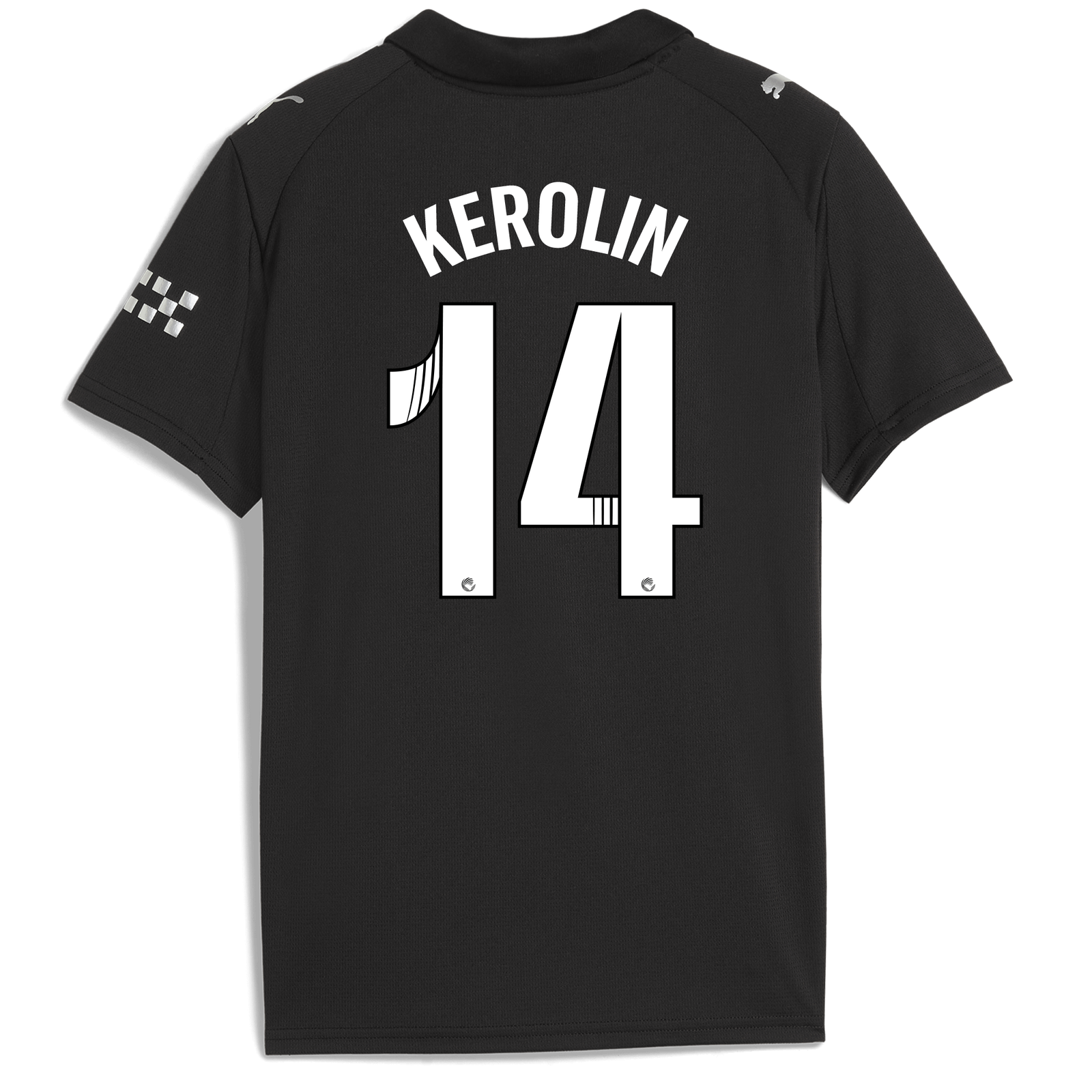 Kids' Manchester City Away Jersey 2025/26 With KEROLIN 14 Printing ...