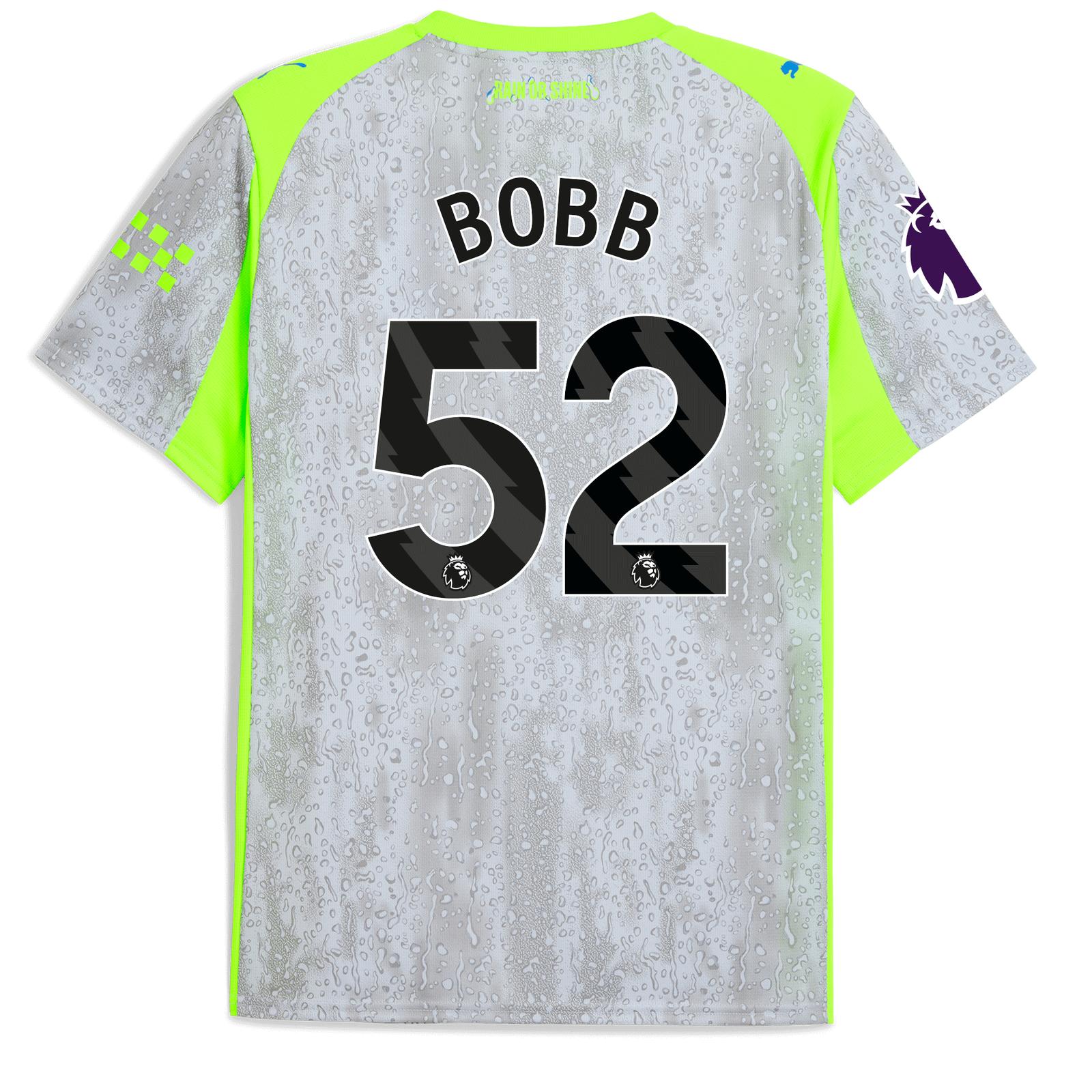 Maglia Third Manchester City 2025/26 a con stampa di BOBB 52 Printing | Official Man City Store
