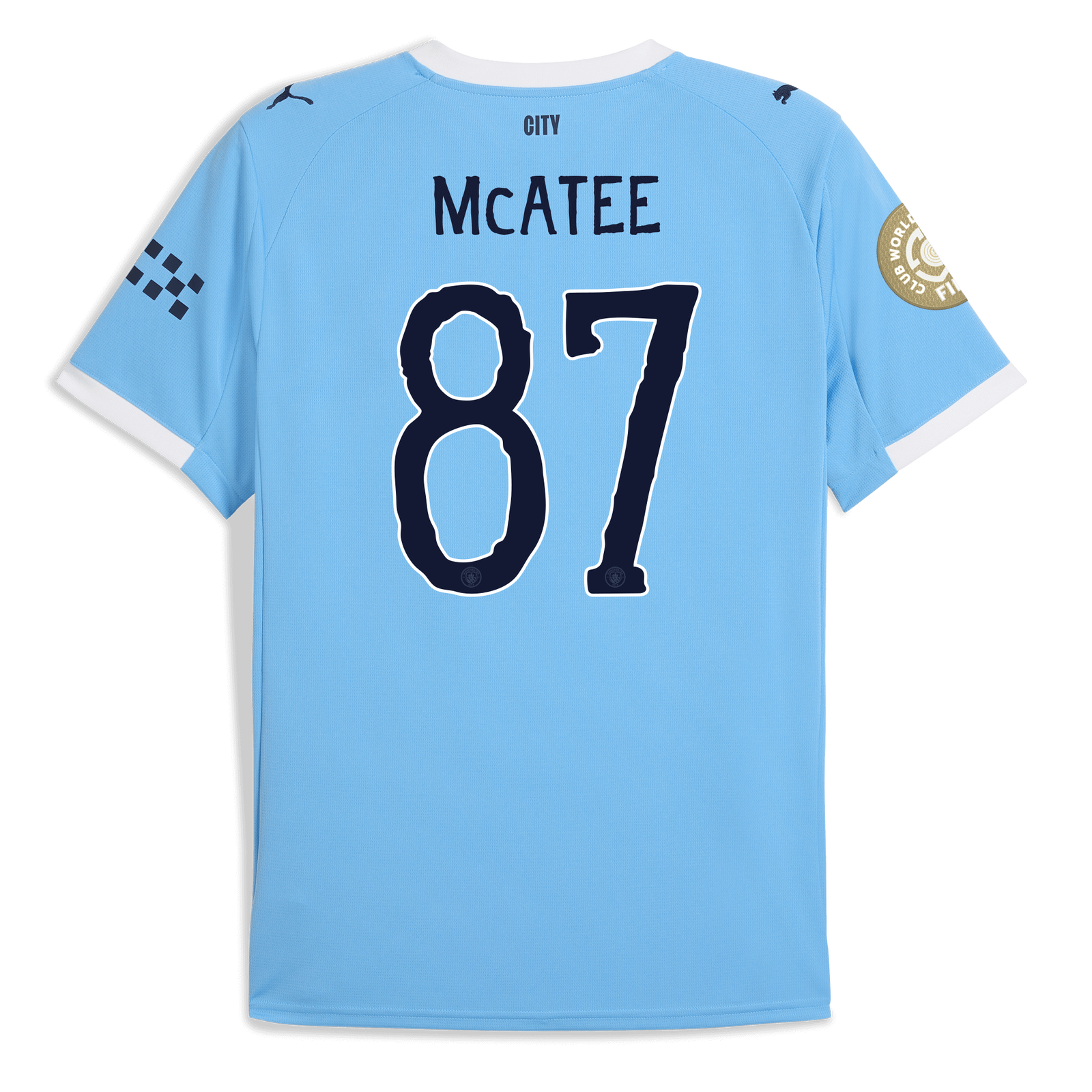 Manchester City Thuisshirt 2025/26 en McATEE 87 bedrukking | Official ...