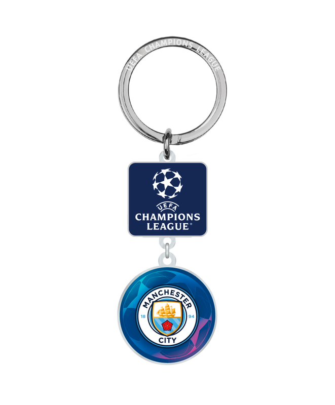 Manchester City UCL Charm Key Chain | Official Man City Store