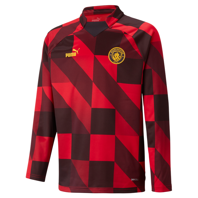Sudadera Prepartido Para Niños Del Manchester City Official Man City