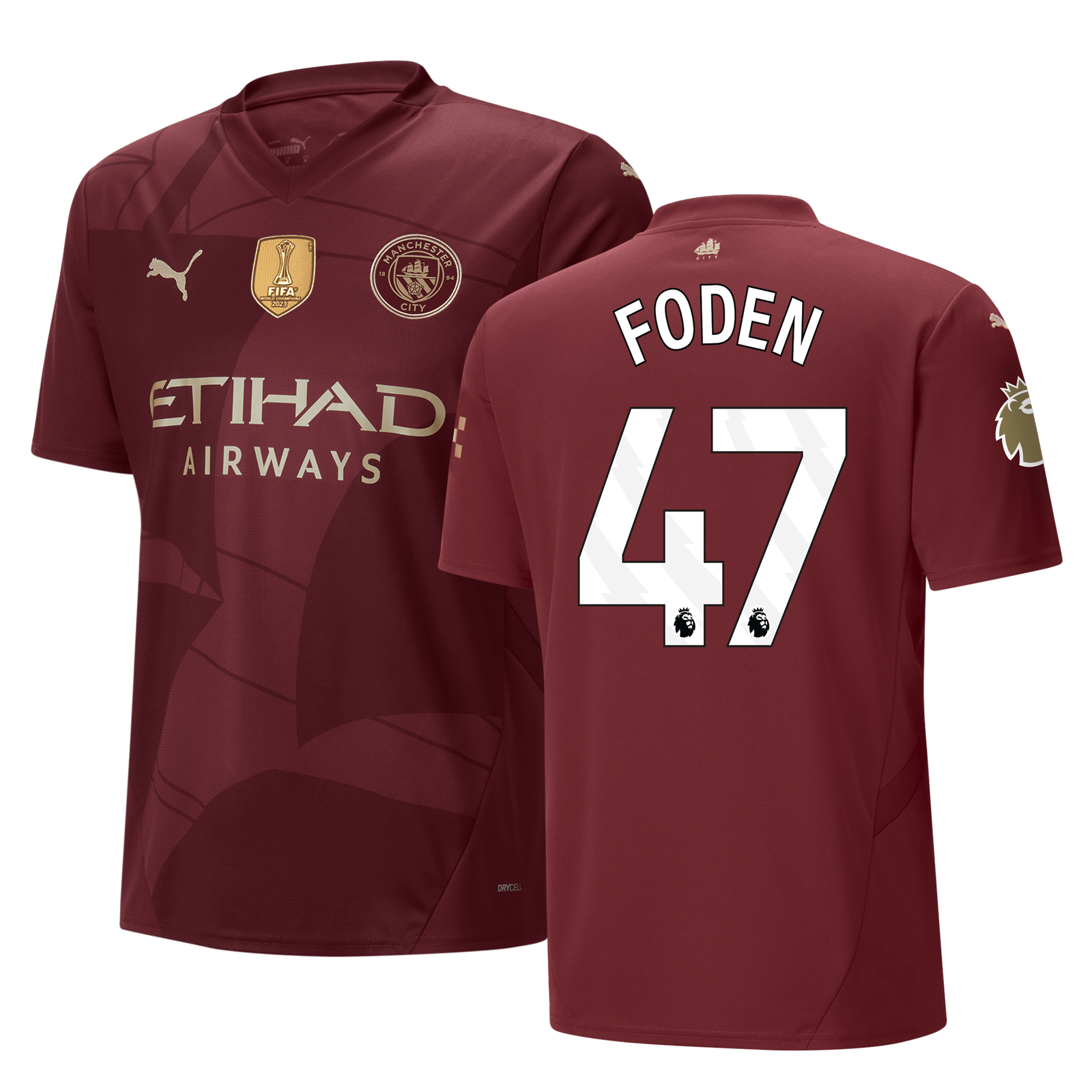 Manchester City Third Jersey 2024/25 With FODEN 47 Printing | Official ...