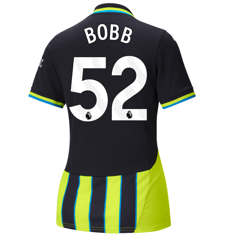Women's Manchester City Away Jersey 2024/25 With BOBB 52 Printing ...