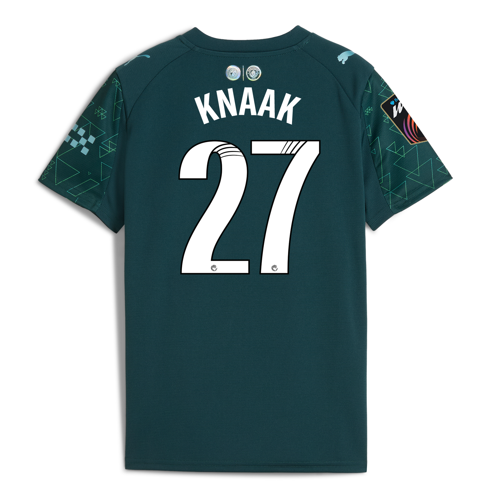 Kids' Manchester City EA SPORTS FC Jersey 2025/26 With KNAAK 27 ...
