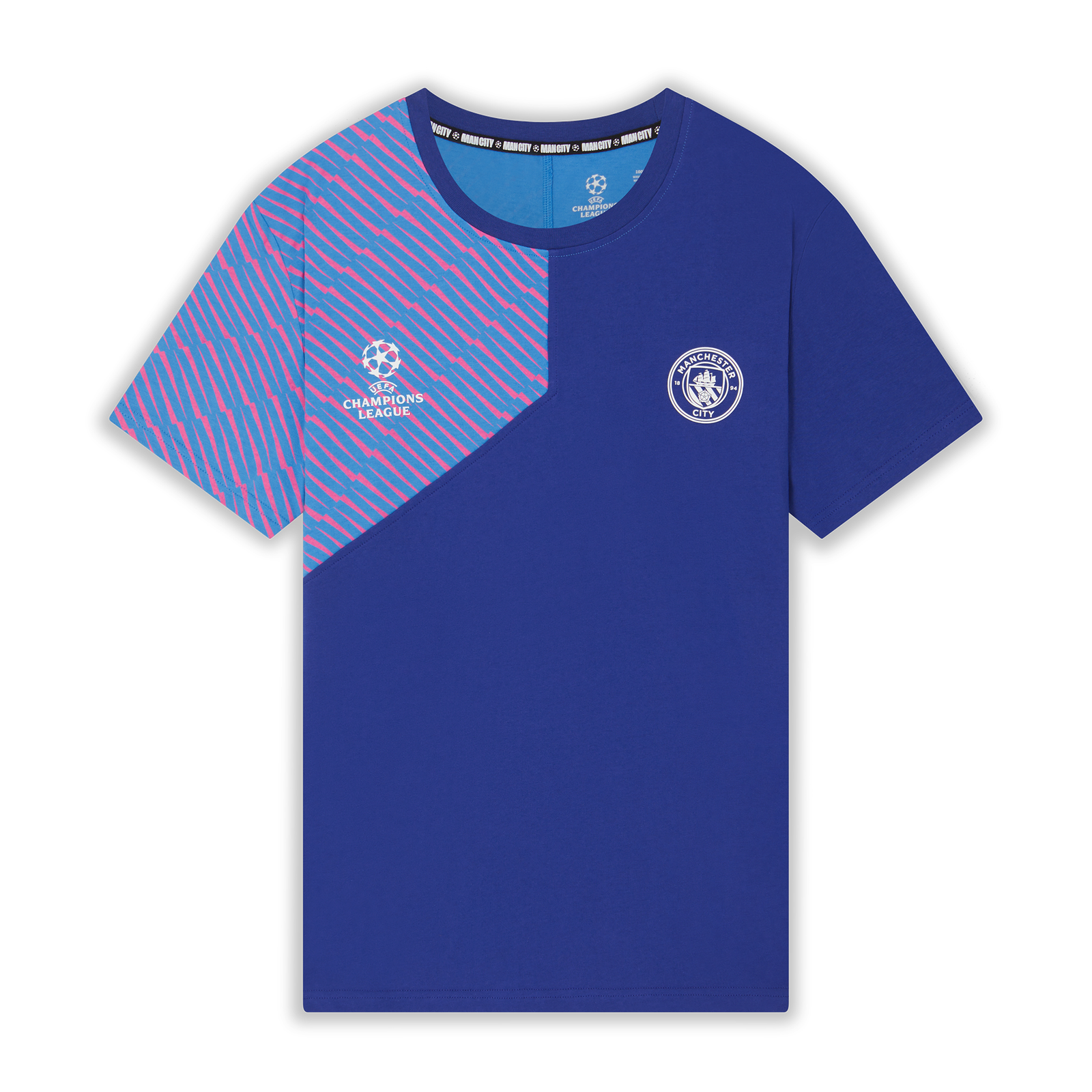 Manchester City UCL Lightning T-Shirt | Official Man City Store