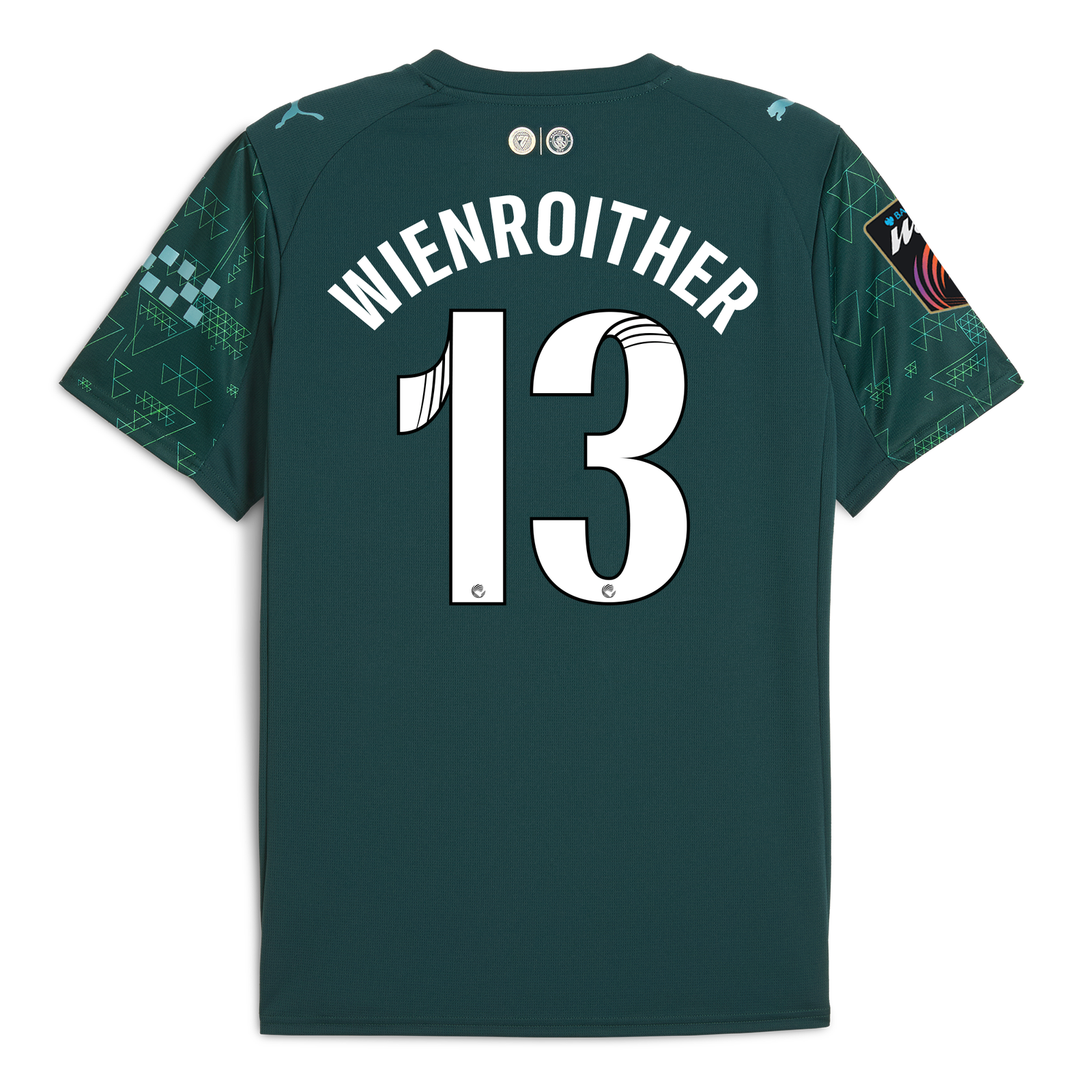 Manchester City EA SPORTS FC Jersey 2025/26 With WIENROITHER 13 ...