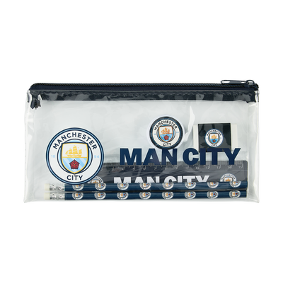 Manchester City Pencil Case Set | Official Man City Store