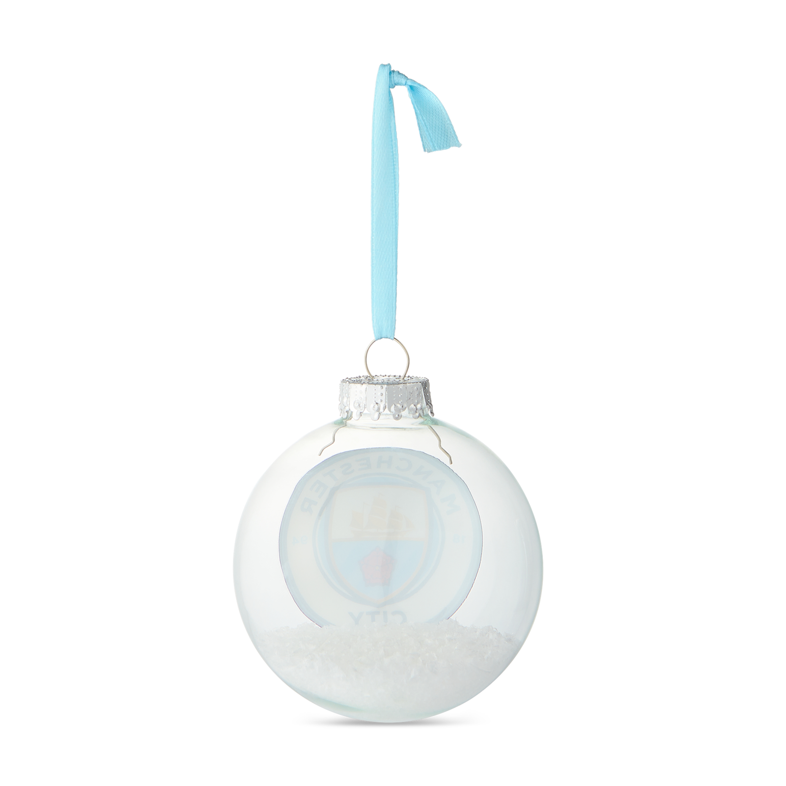 Manchester City Snow Filled Bauble | Official Man City Store