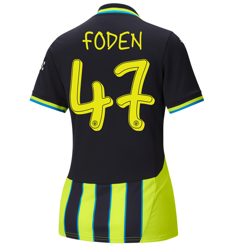 Women's Manchester City Away Jersey 2024/25 With FODEN 47 Printing ...