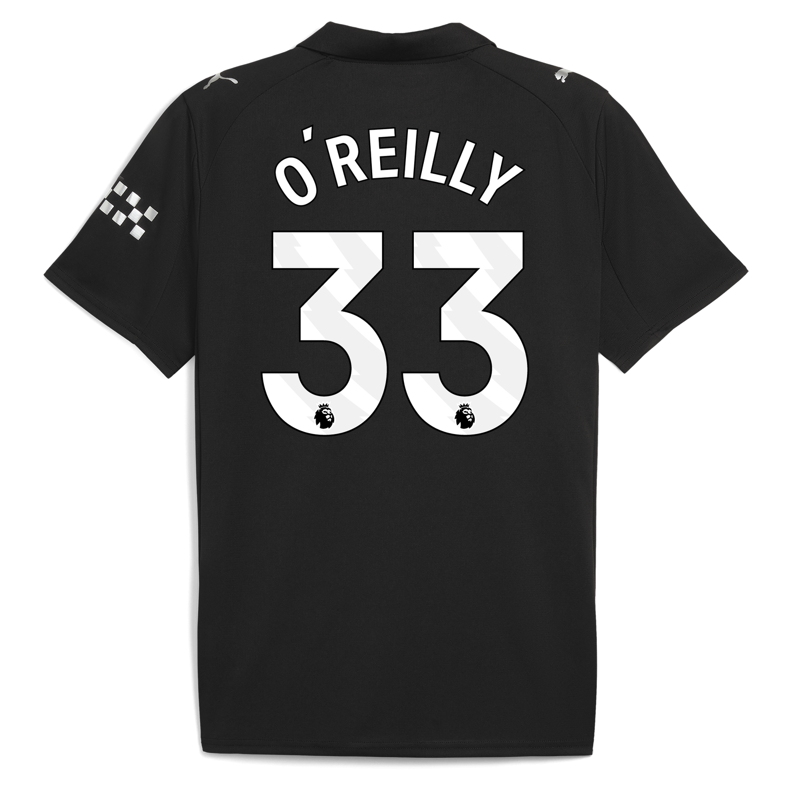 Manchester City Away Jersey 2025/26 With O'REILLY 33 Printing ...