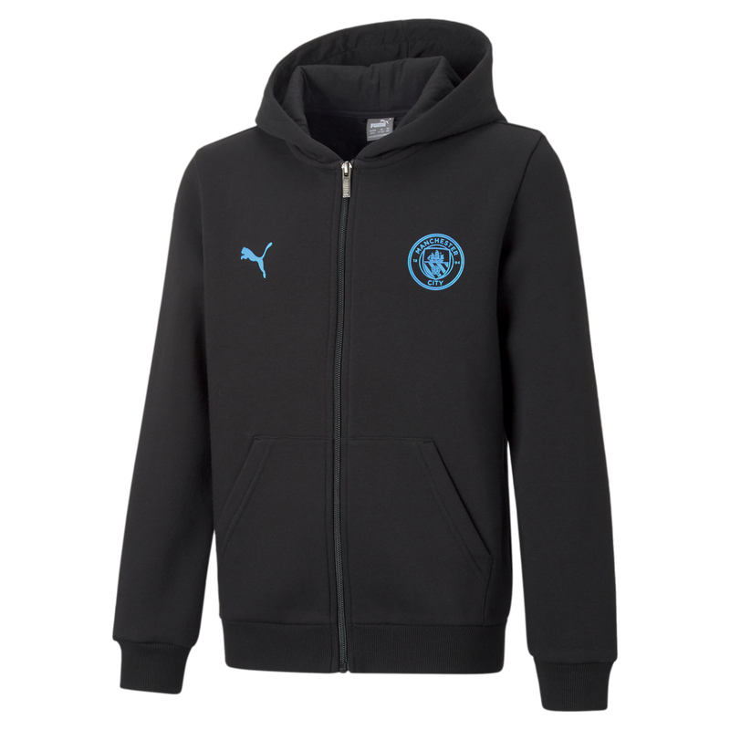 Chaqueta Con Capucha Forrada De Lana Para Jóvenes Del Manchester City