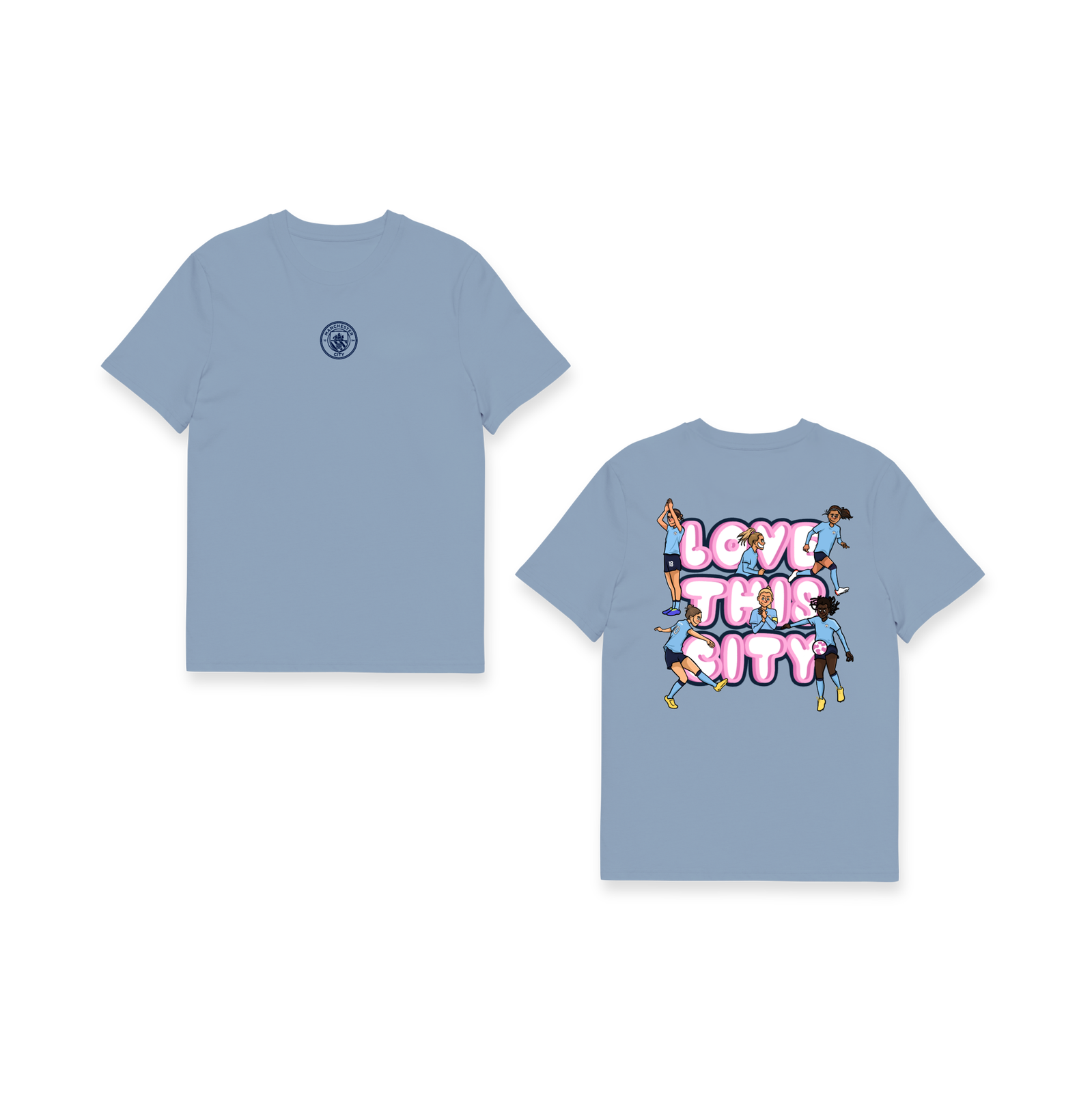 Manchester City AFTA Studios x MCWFC Graphic T-Shirt | Official Man ...