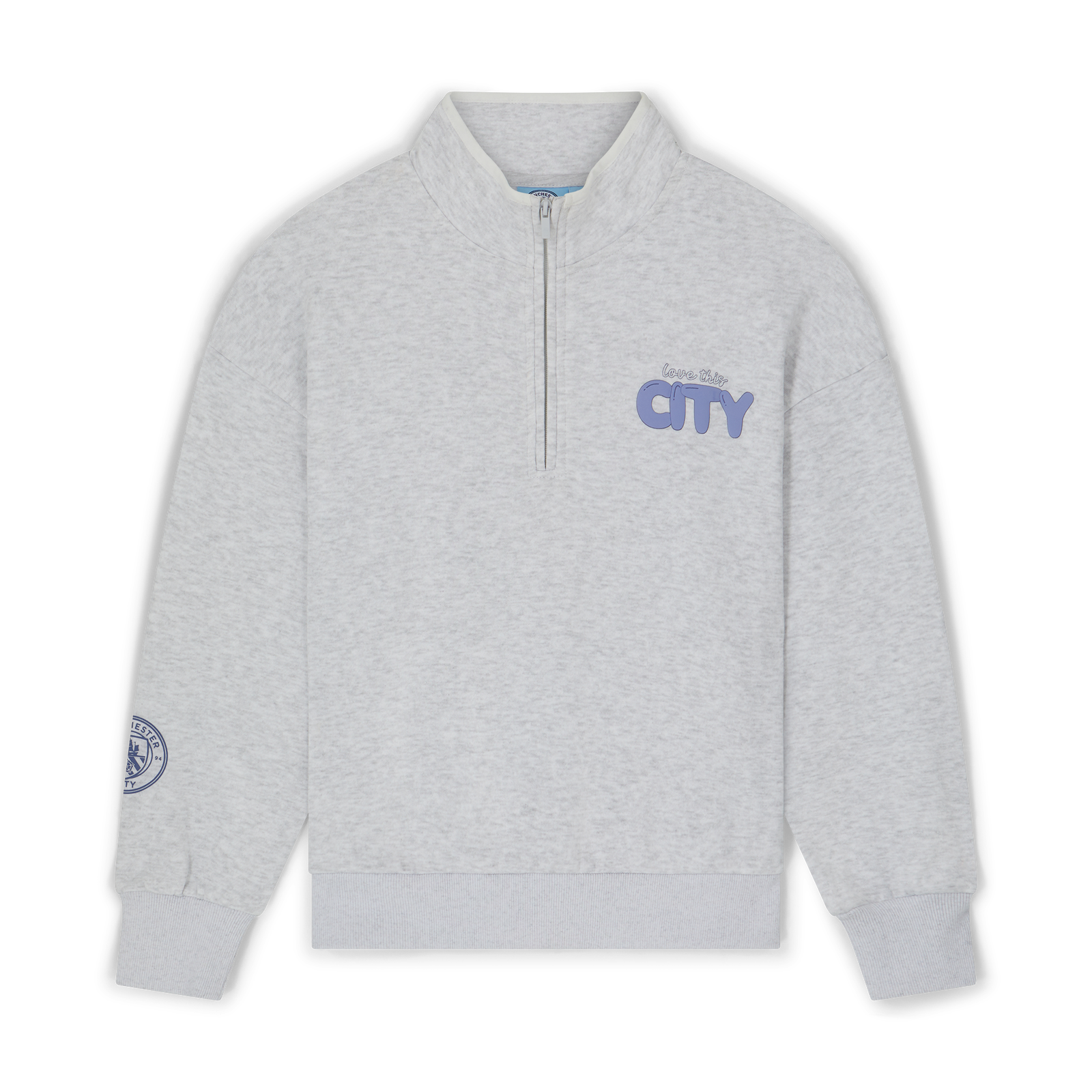 Women's Manchester City Bubble Collective 1/4 Zip Top | Official Man ...