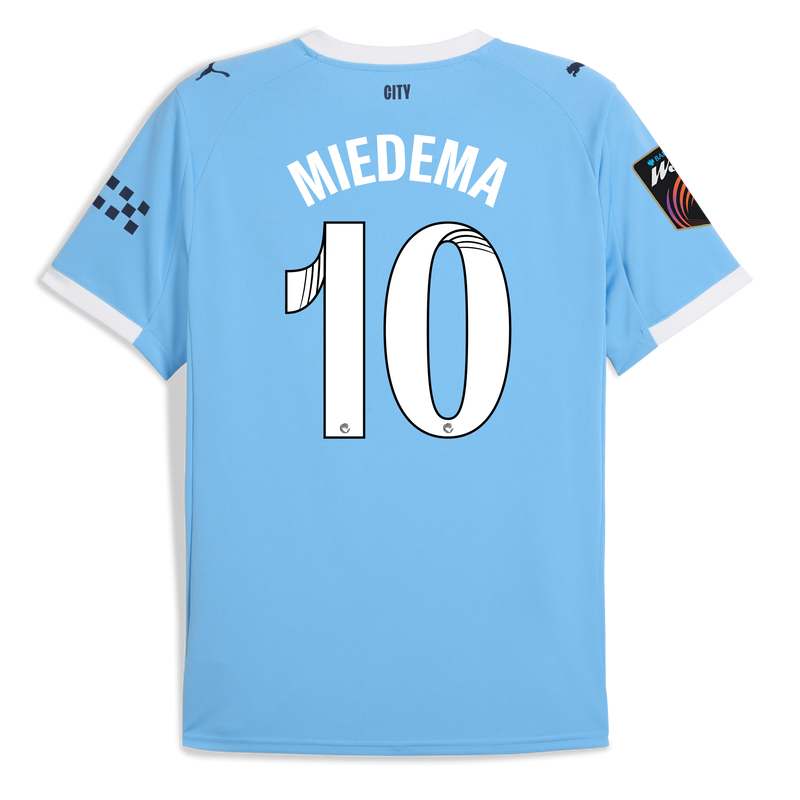 Maillot domicile Manchester City 2025/26 avec impression MIEDEMA 10 ...