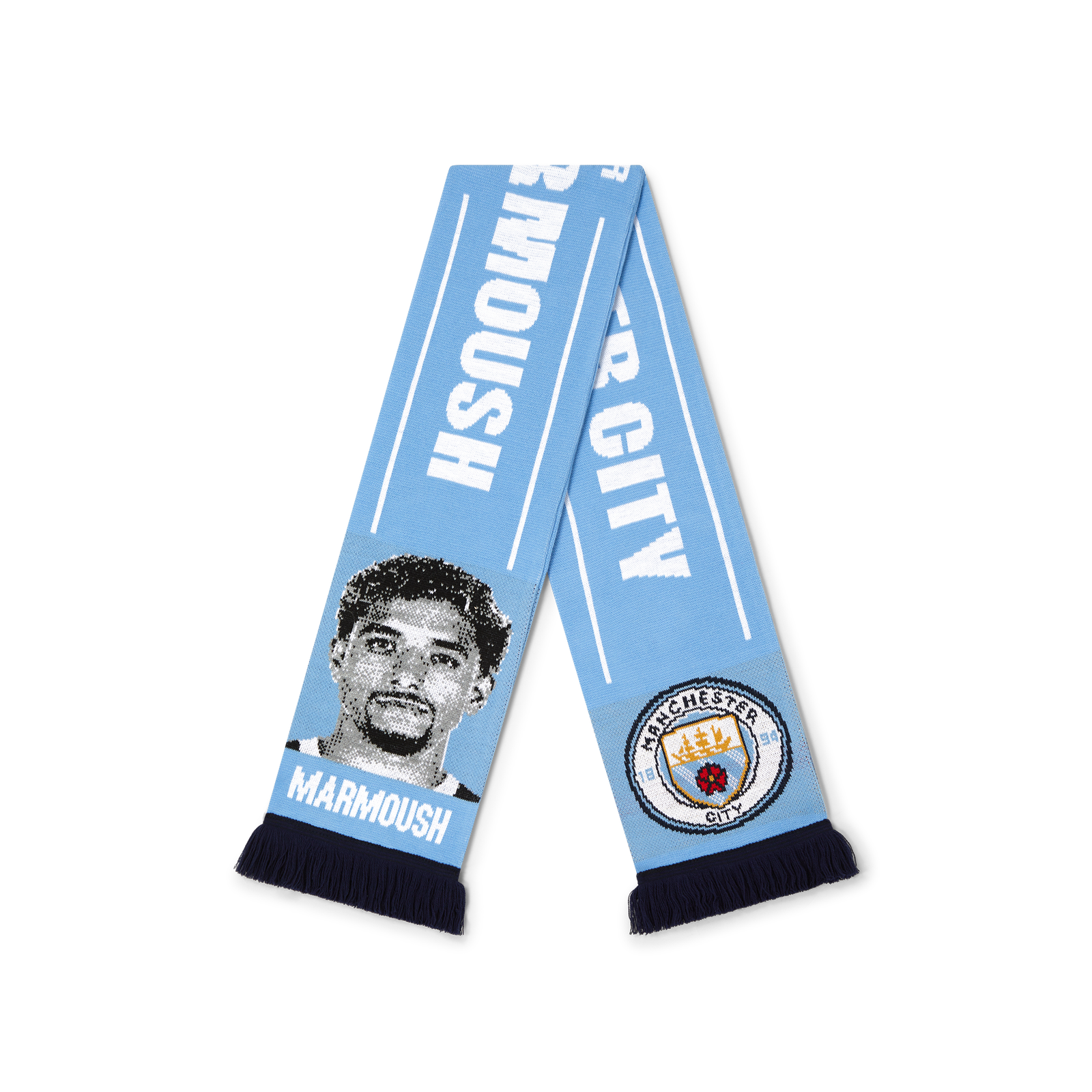 Manchester City Marmoush Face Scarf | Official Man City Store
