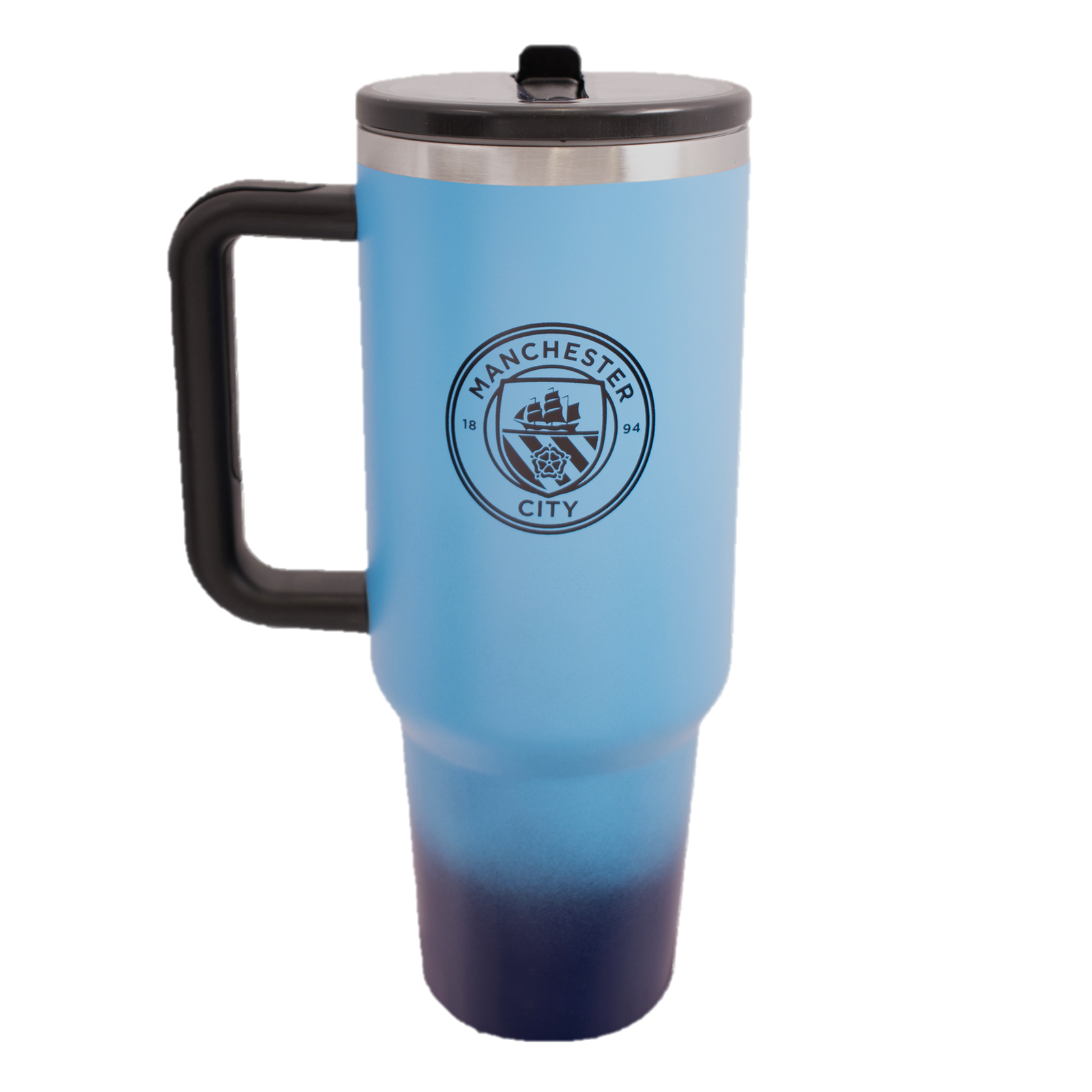 Manchester City Fade Tumbler Cup with Straw | Official Man City Store