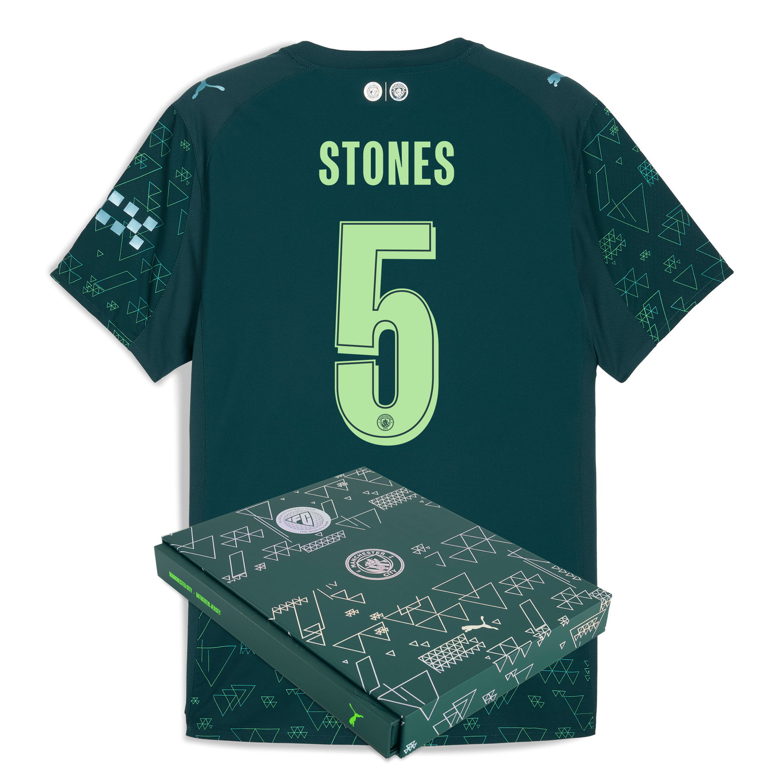 Manchester City EA SPORTS FC Authentic Jersey 2025/26 With STONES 5 ...