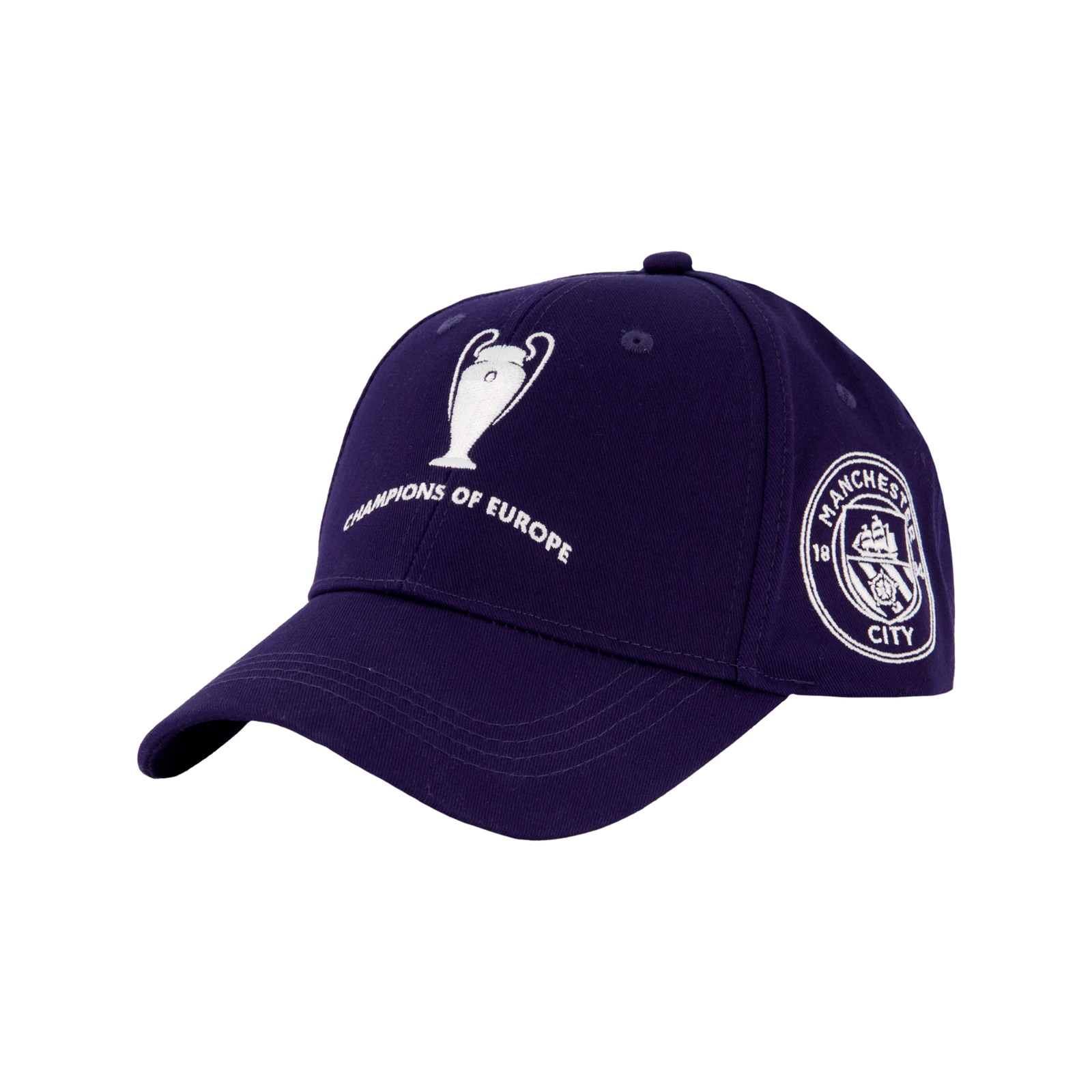 Manchester City Ucl Champions Baseball Cap Official Man City Store